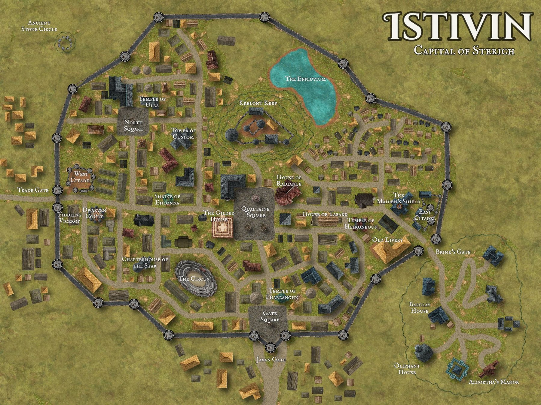 Istivin, Capital of Sterich DM Version | Inkarnate - Create Fantasy ...