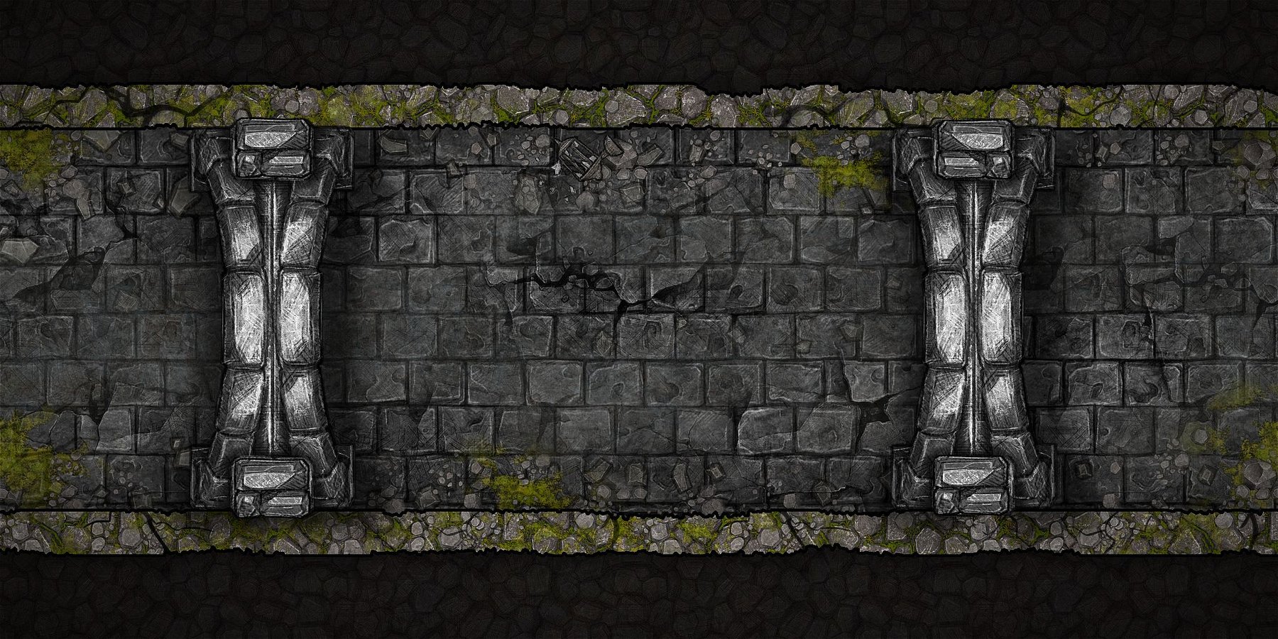 Abandoned ruines - Corridor | Inkarnate - Create Fantasy Maps Online