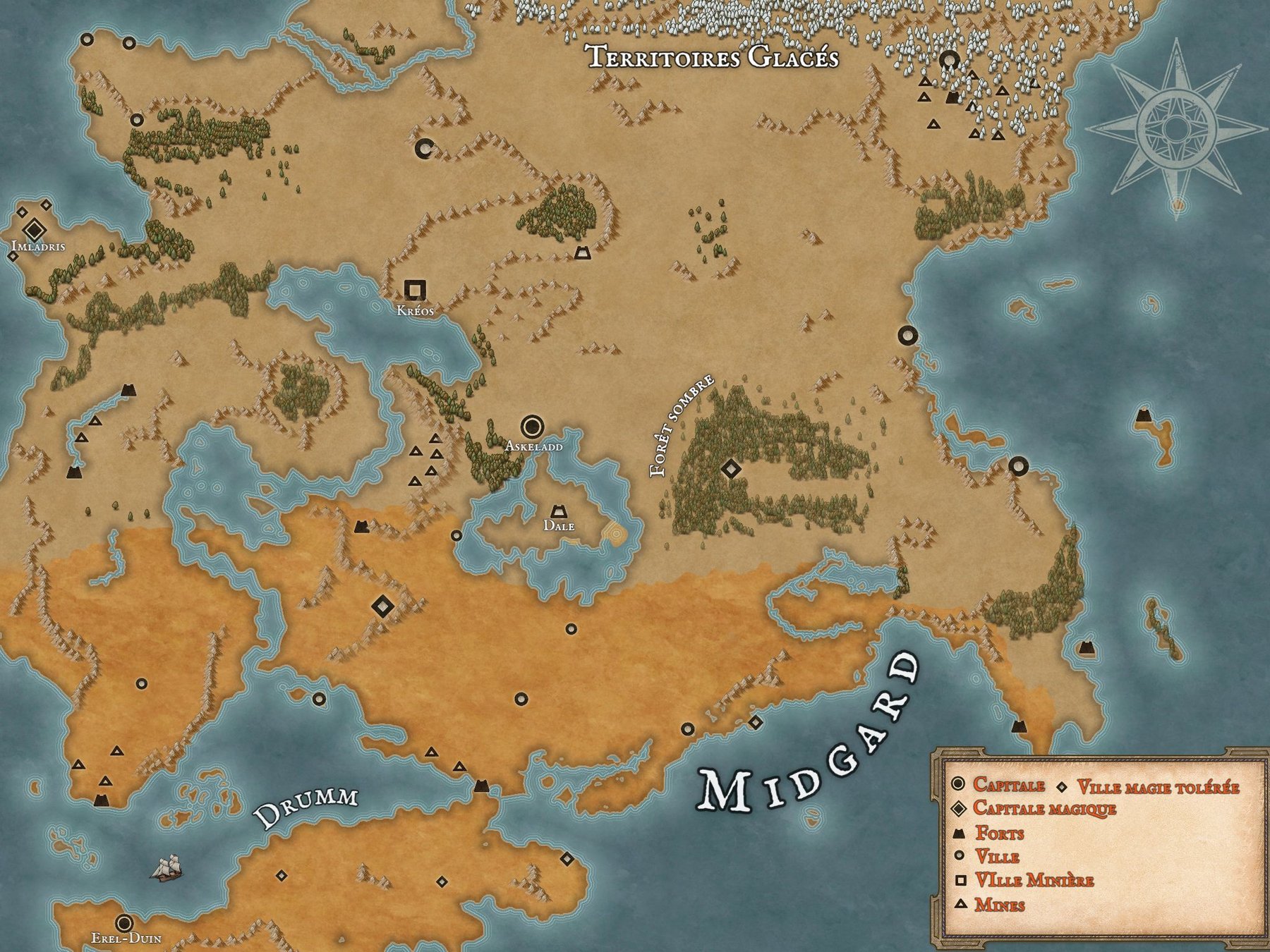 Midgard | Inkarnate - Create Fantasy Maps Online