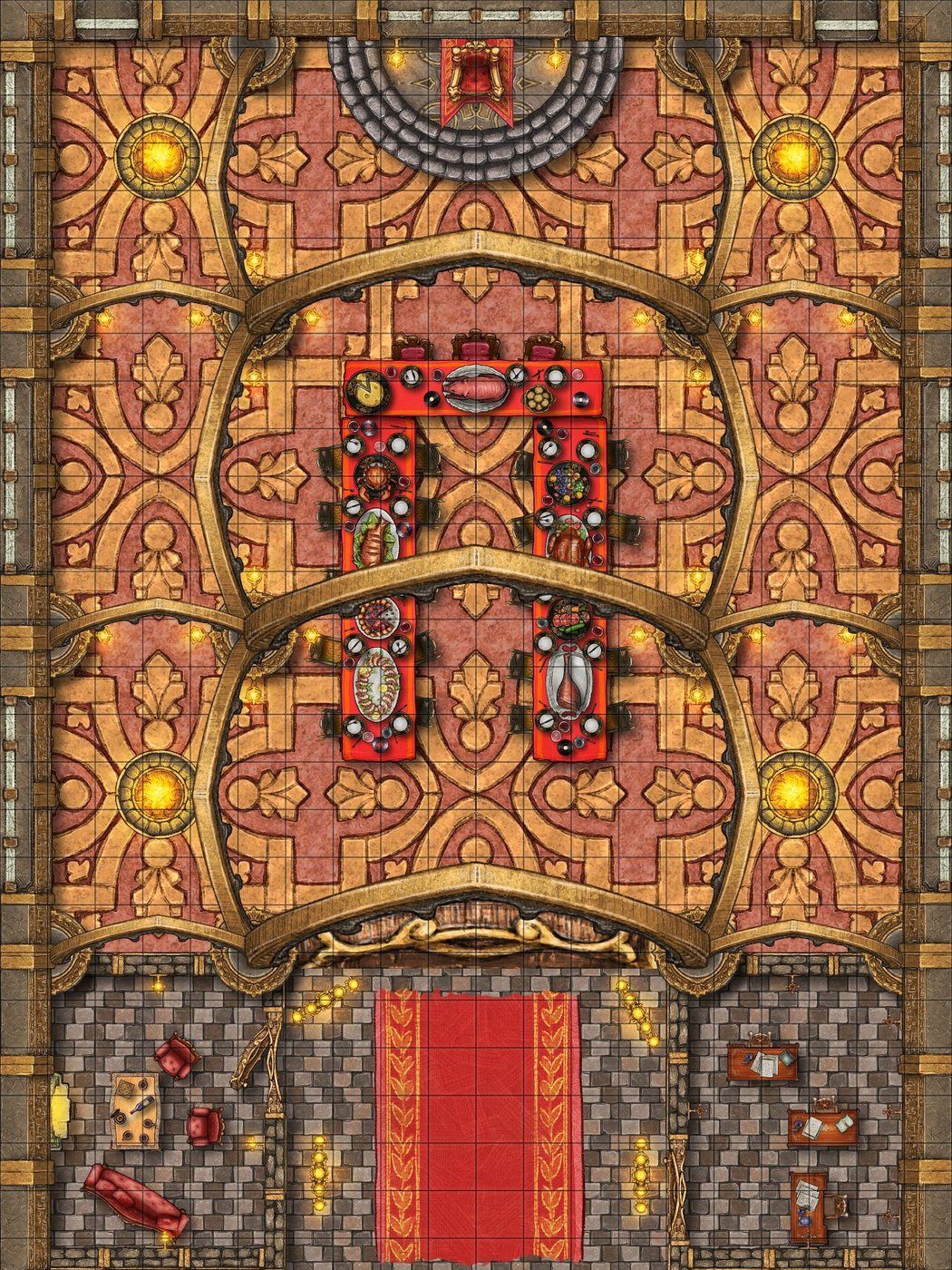 Ghassan's Ballroom | Inkarnate - Create Fantasy Maps Online