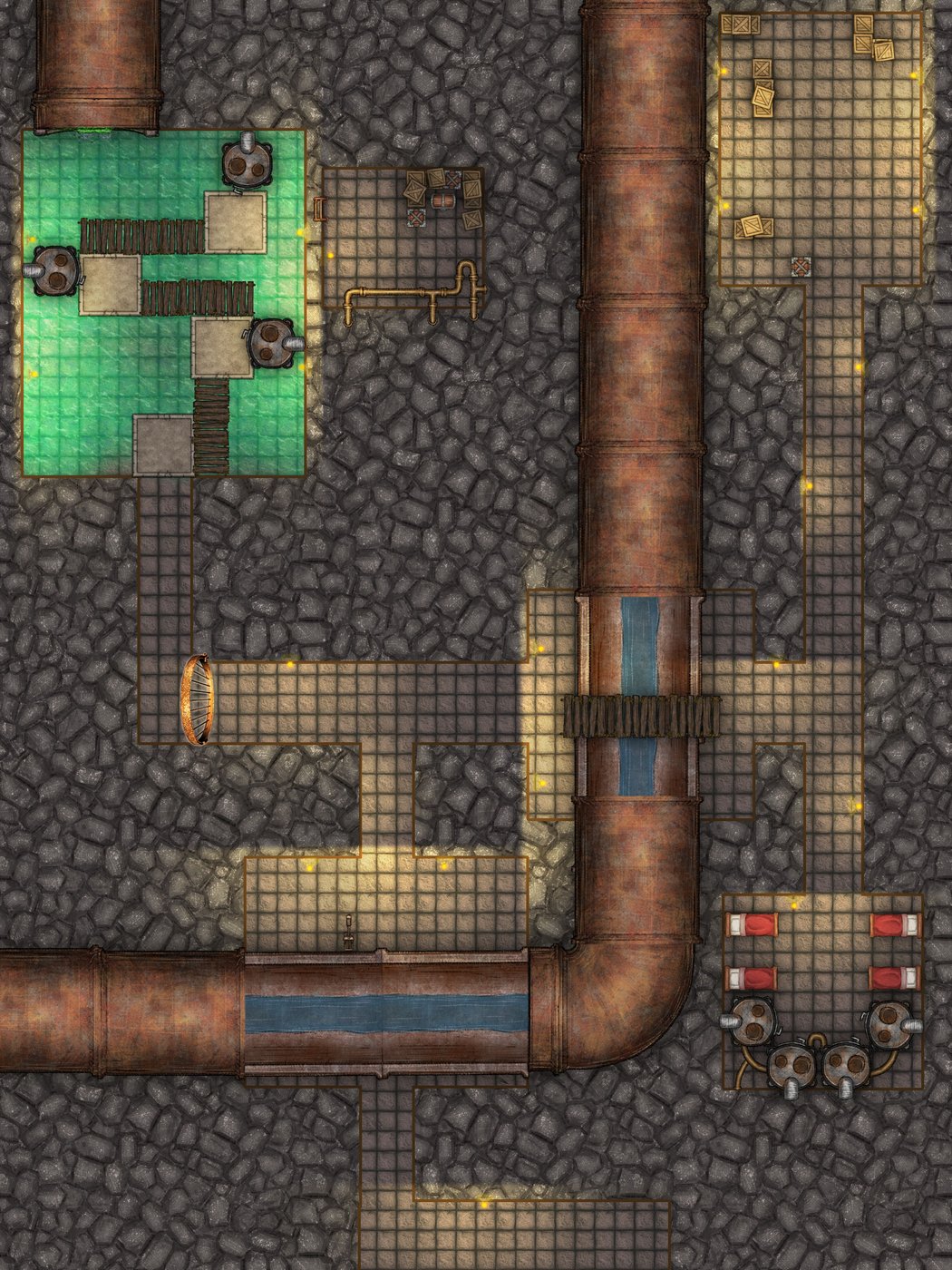 Uldah Sewers | Inkarnate - Create Fantasy Maps Online