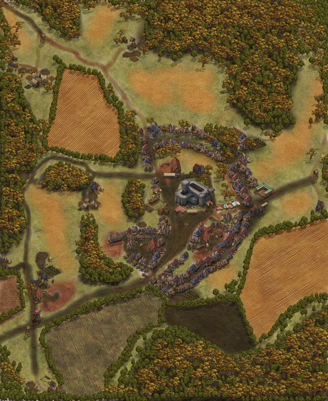 Waymoot, Cormyr Region, Faerun | Inkarnate - Create Fantasy Maps Online