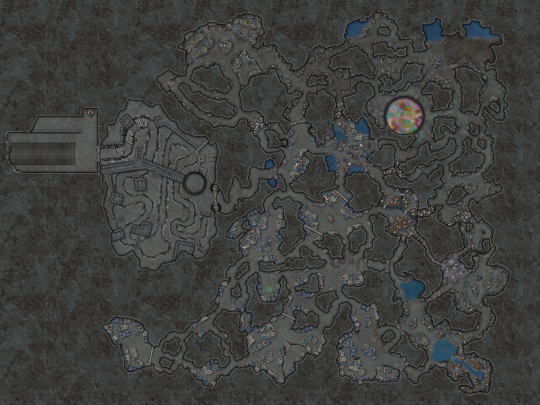 Blingdenstone [OotA] | Inkarnate - Create Fantasy Maps Online