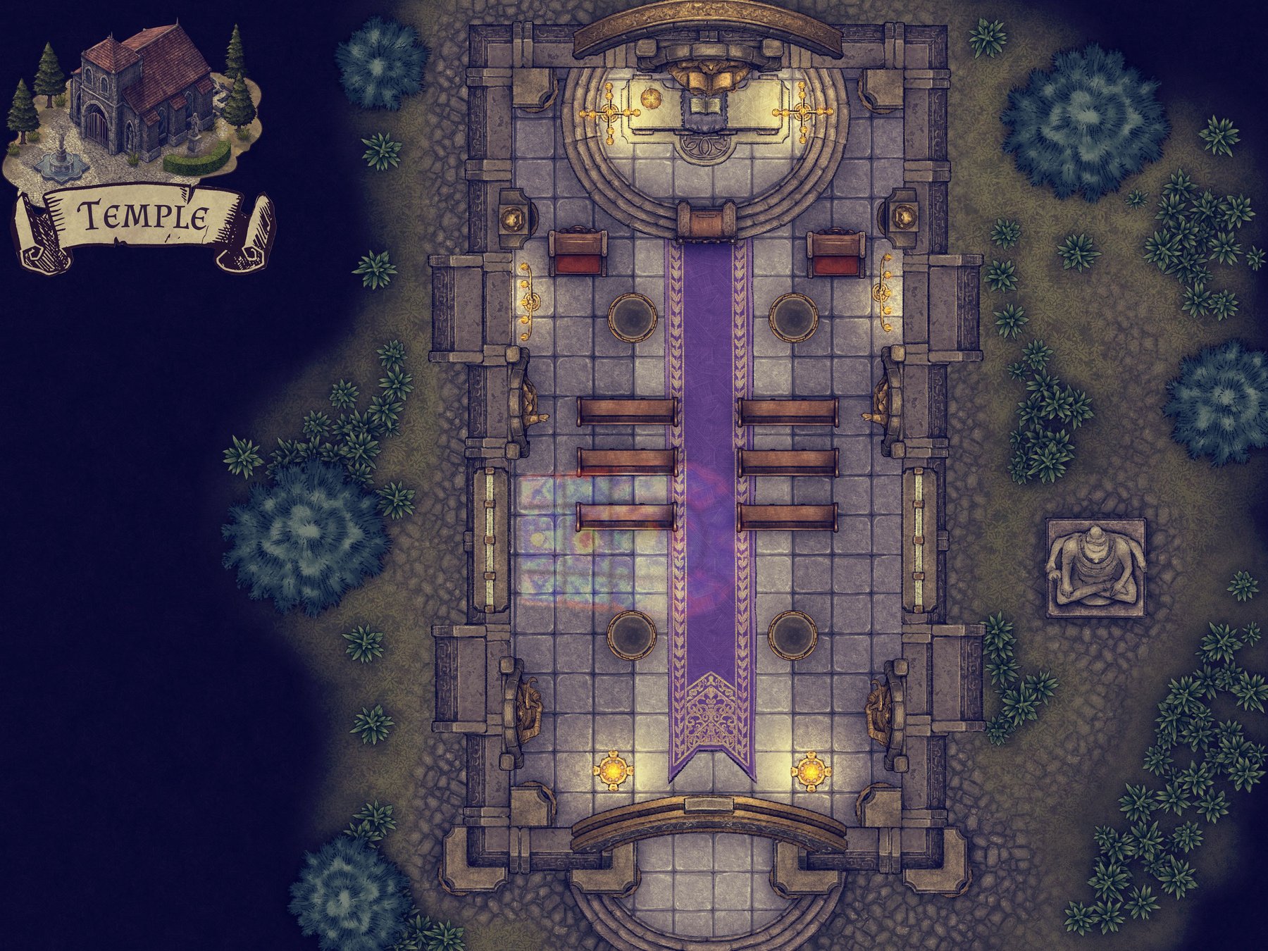 Temple Assets Release Video | Inkarnate - Create Fantasy Maps Online