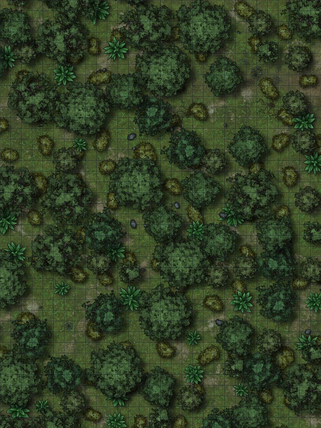 BattlemapForest_TwoCamps | Inkarnate - Create Fantasy Maps Online