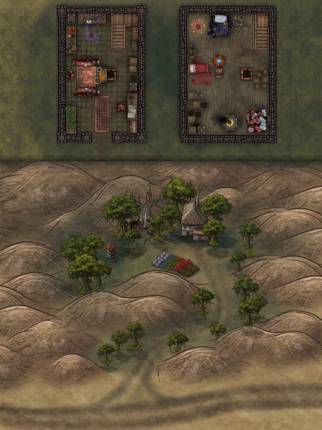 Hag cottage | Inkarnate - Create Fantasy Maps Online