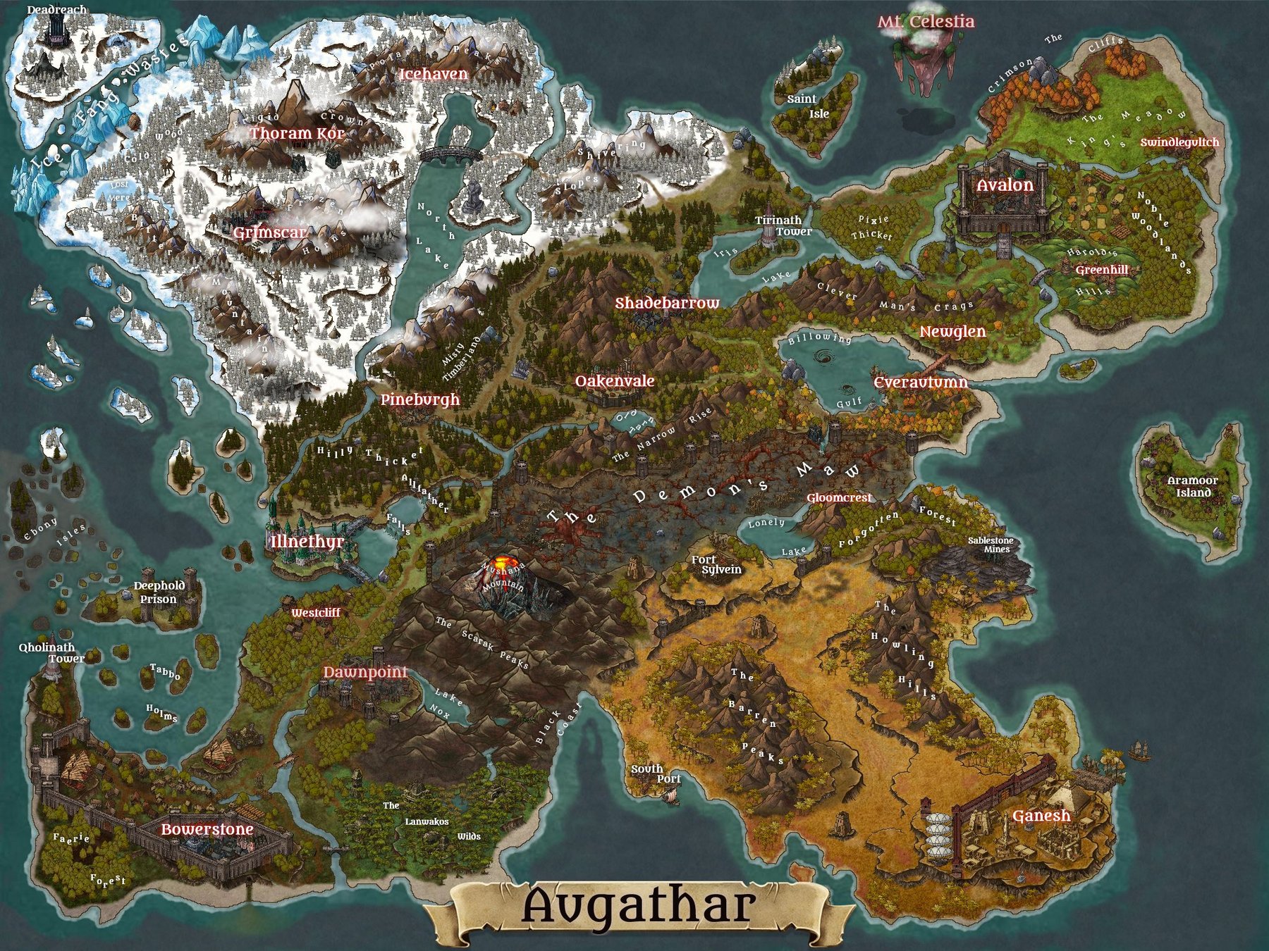 Augathar | Inkarnate - Create Fantasy Maps Online