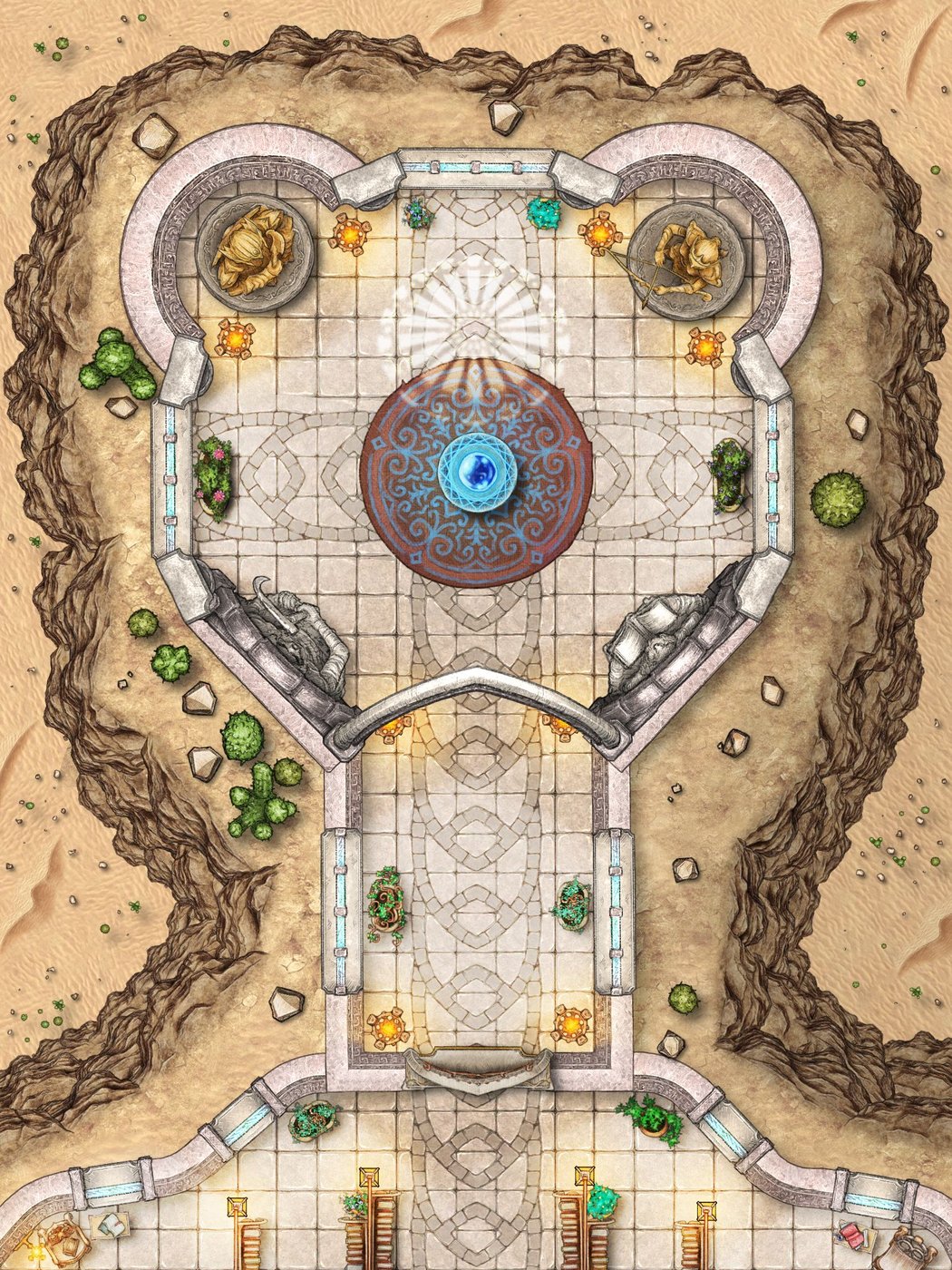 Seer in the Library | Inkarnate - Create Fantasy Maps Online