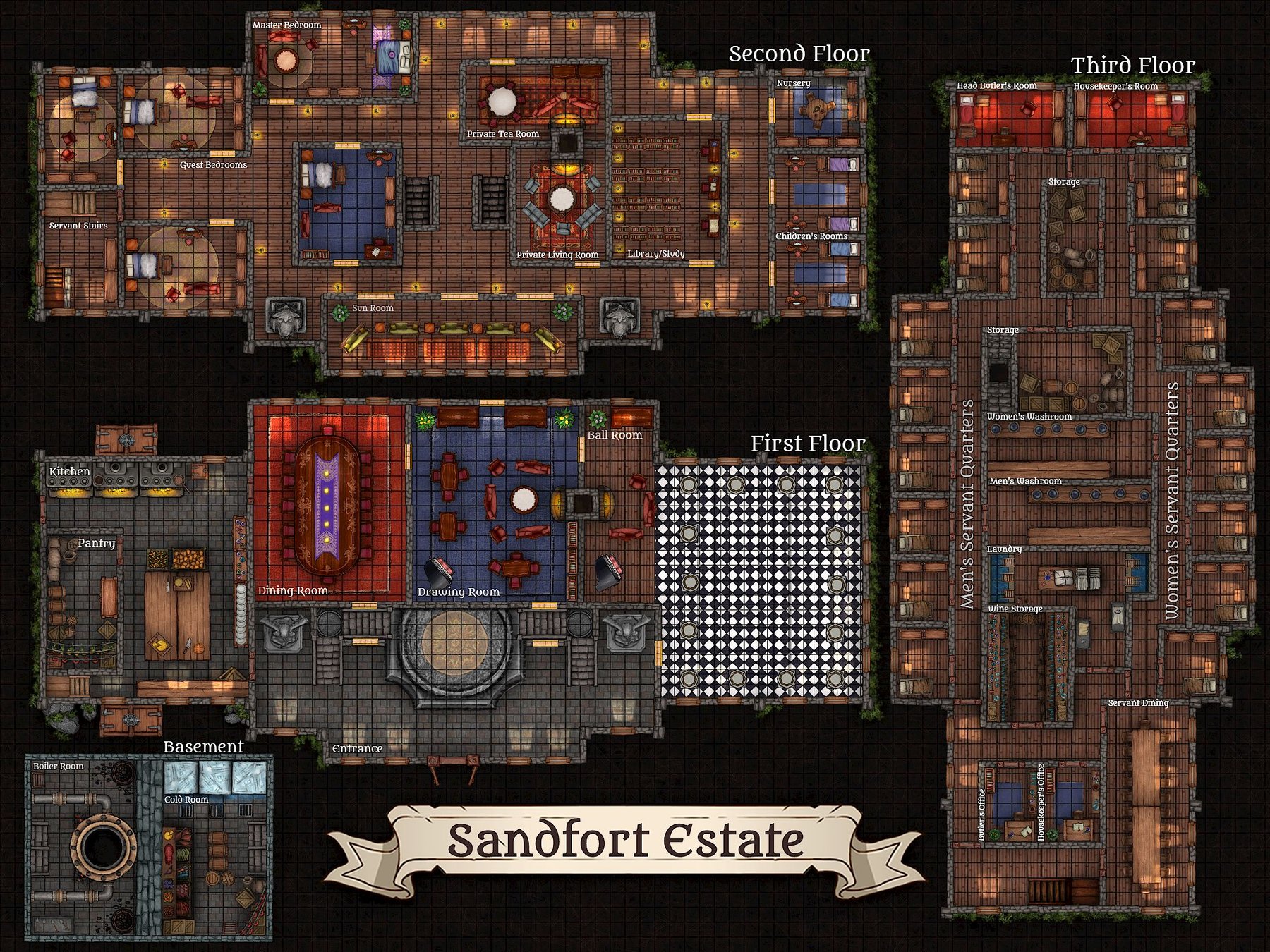 Mansion | Inkarnate - Create Fantasy Maps Online