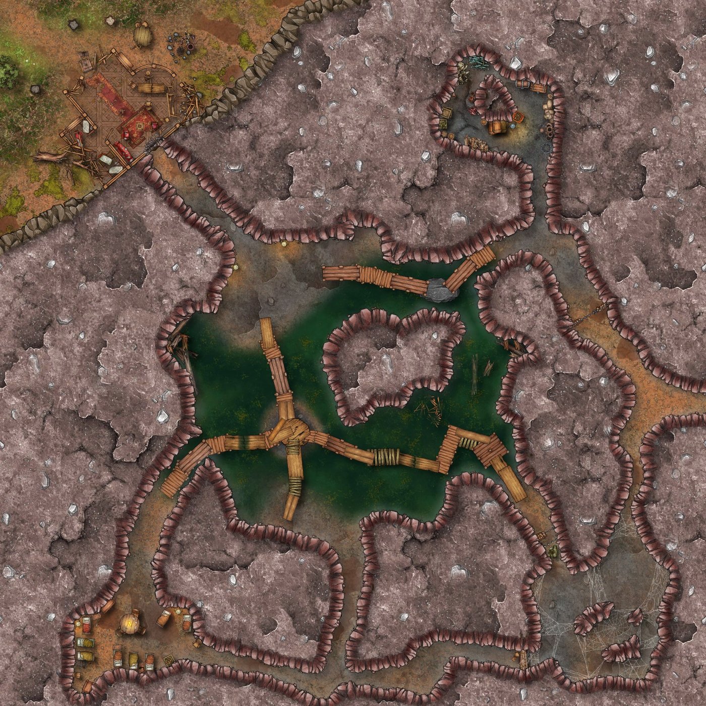 Cultist Hideout | Inkarnate - Create Fantasy Maps Online