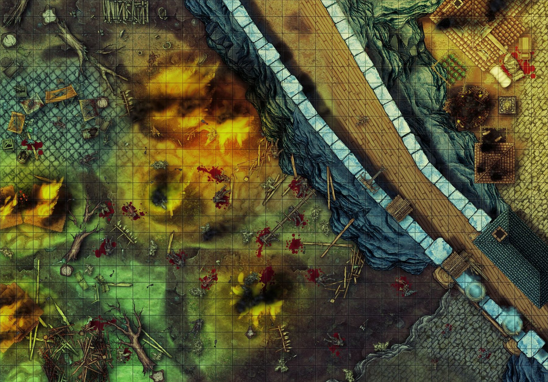 Siege map 1 | Inkarnate - Create Fantasy Maps Online