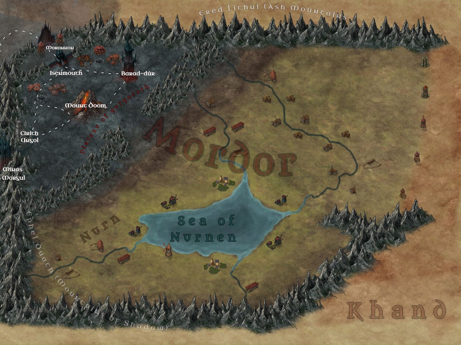 Mordor | Inkarnate - Create Fantasy Maps Online