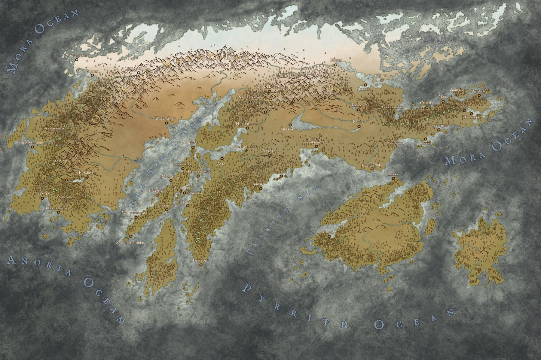 Continent Map | Inkarnate - Create Fantasy Maps Online