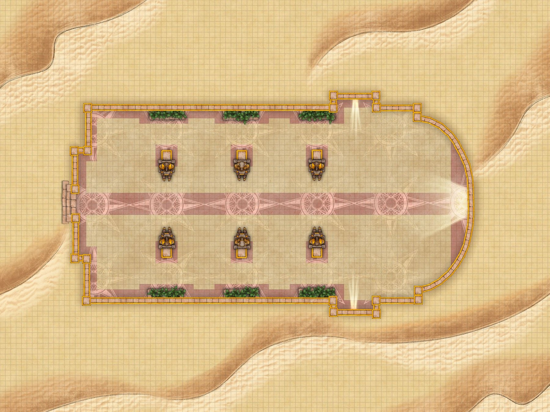 Desert Temple | Inkarnate - Create Fantasy Maps Online