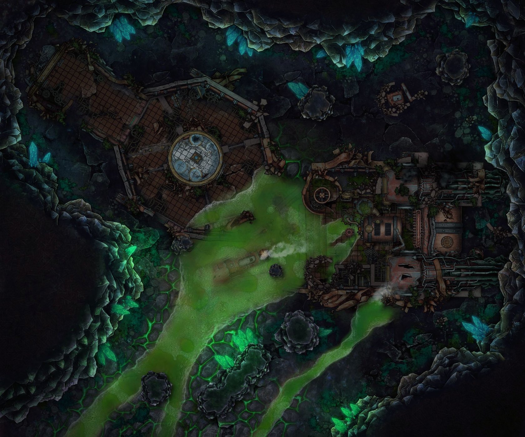 Spaceship Crash Site | Inkarnate - Create Fantasy Maps Online
