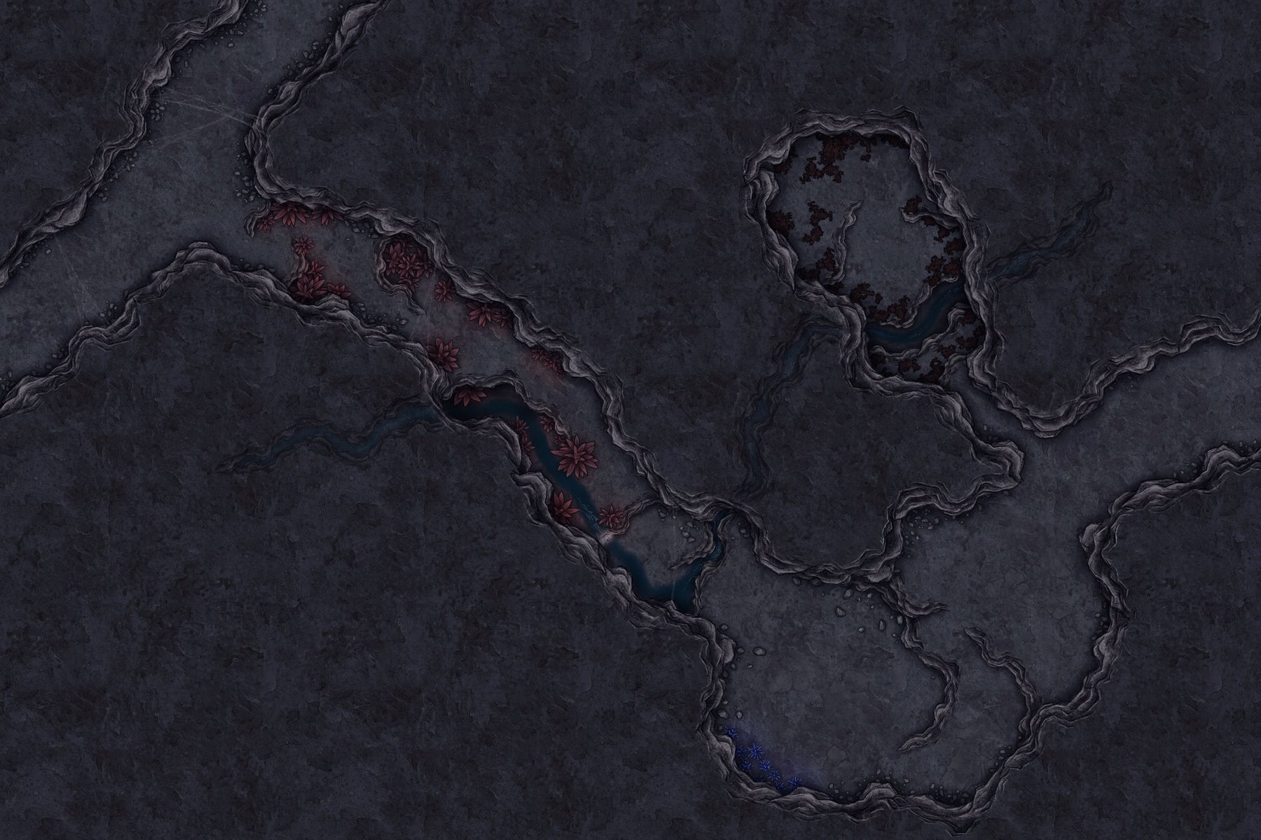 [30x20] Underdark random encounter | Inkarnate - Create Fantasy Maps Online