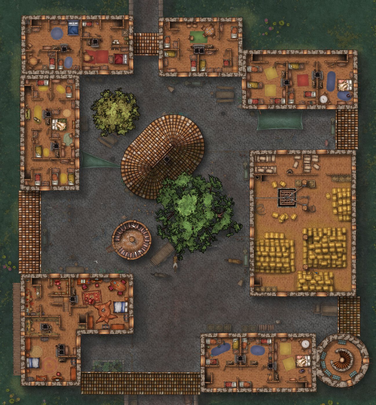 Hurlstone Farm interior 2 | Inkarnate - Create Fantasy Maps Online