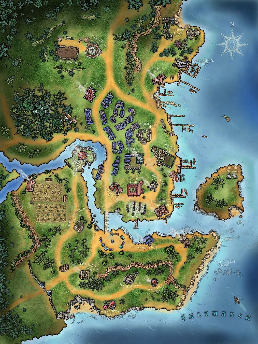 SALTMARSH | Inkarnate - Create Fantasy Maps Online
