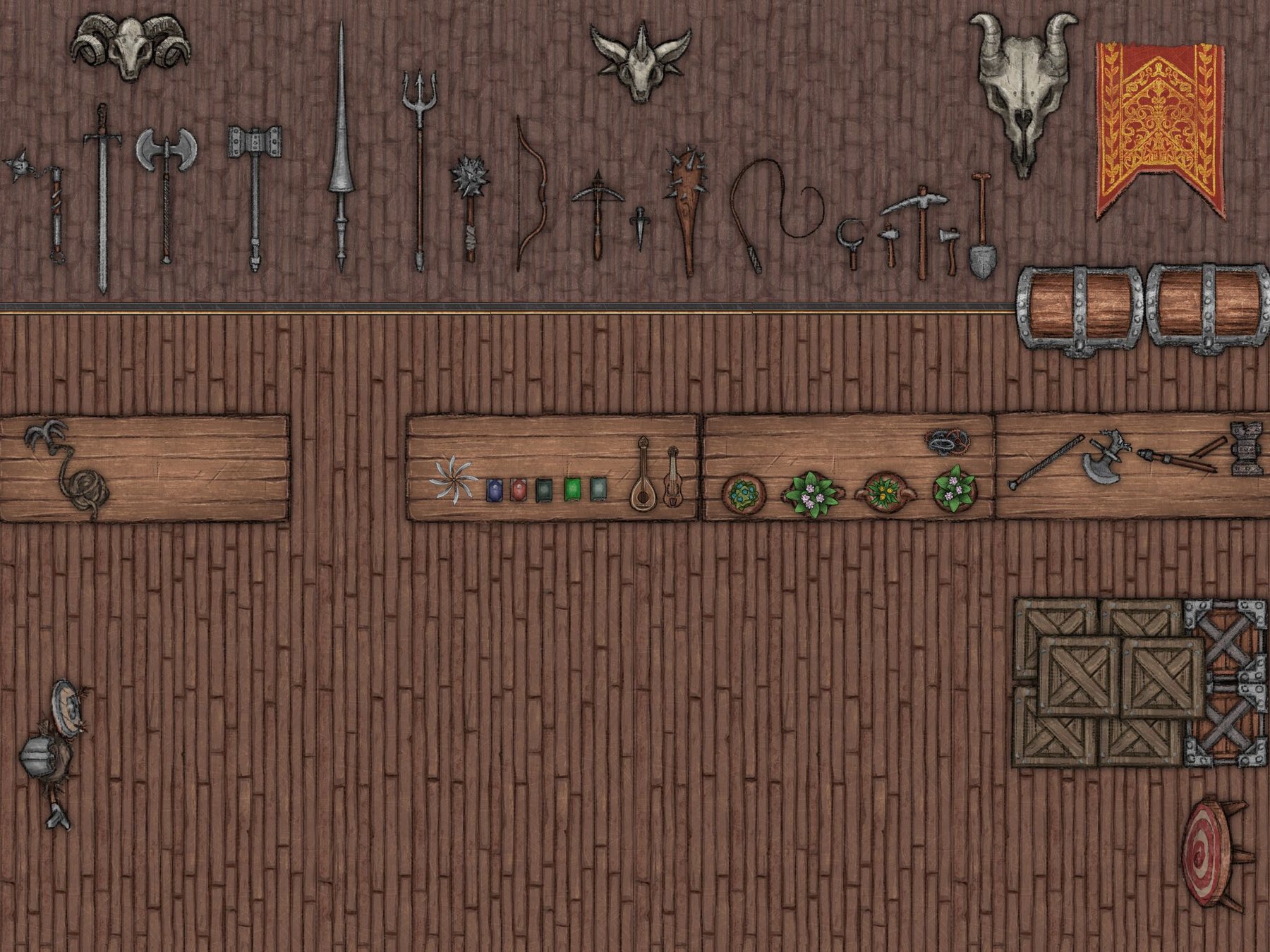 Simple Weapon Shop | Inkarnate - Create Fantasy Maps Online