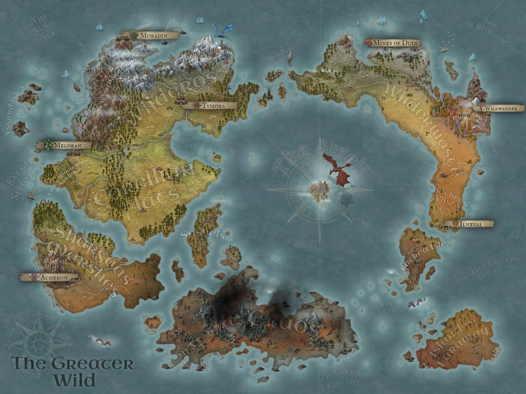 The Greater Wild | Inkarnate - Create Fantasy Maps Online