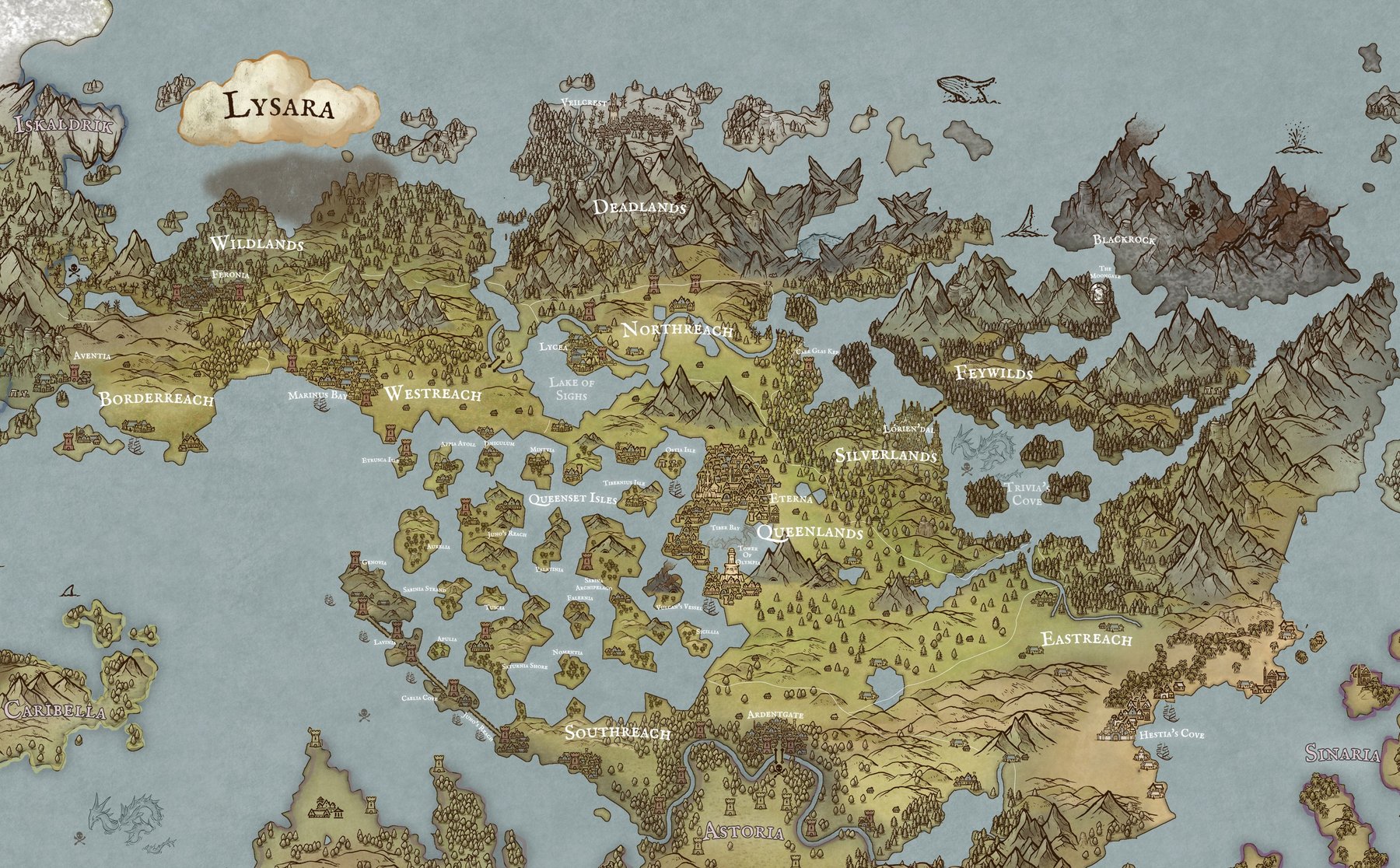 Lysara | Inkarnate - Create Fantasy Maps Online