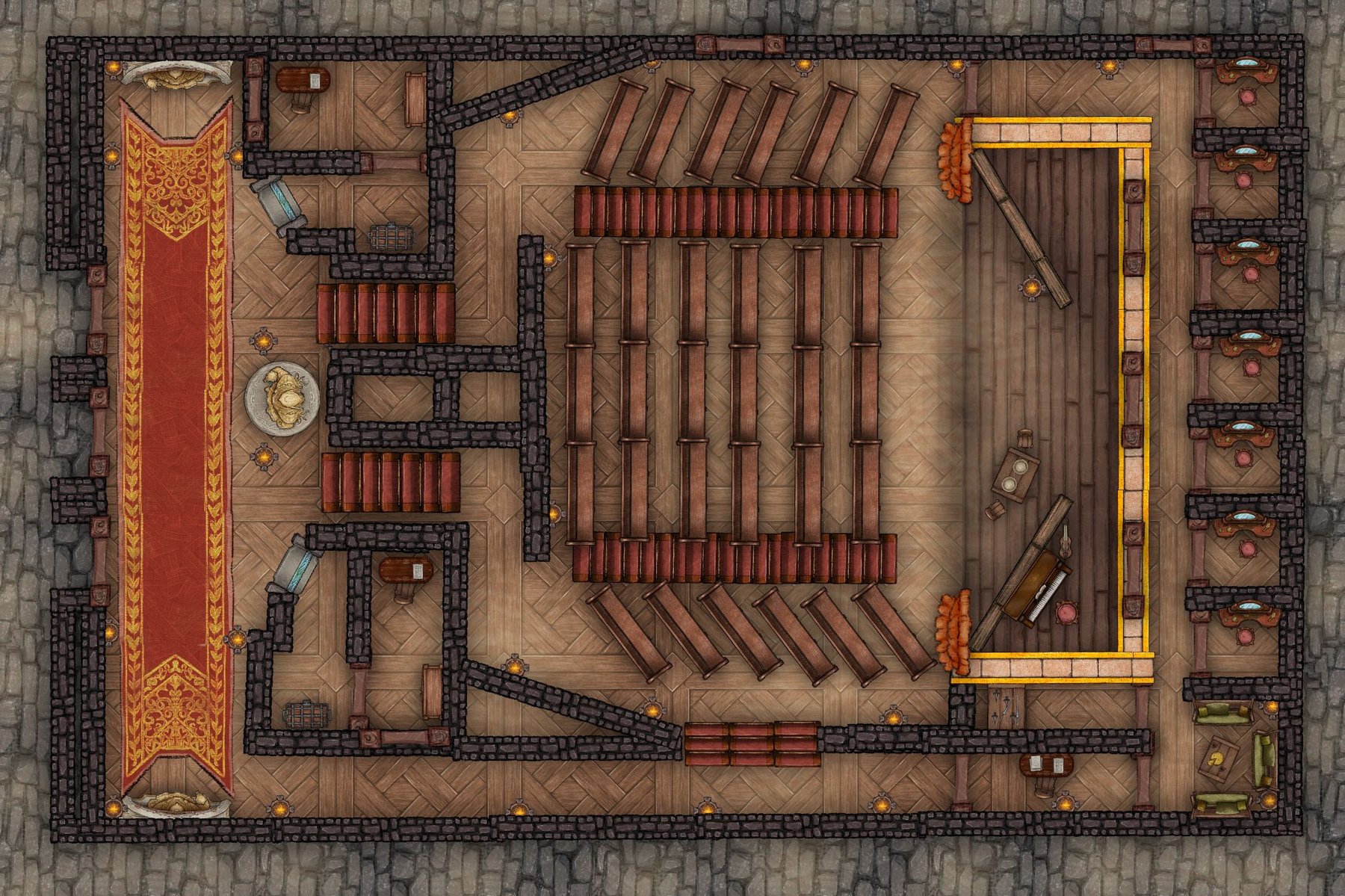 Theater (Waterdeep Dragon Heist) | Inkarnate - Create Fantasy Maps Online