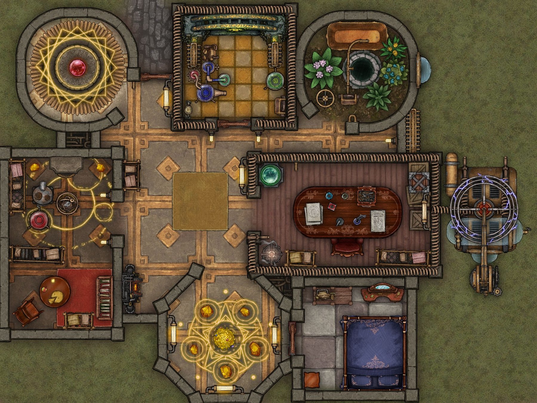 Steampunk Lab | Inkarnate - Create Fantasy Maps Online