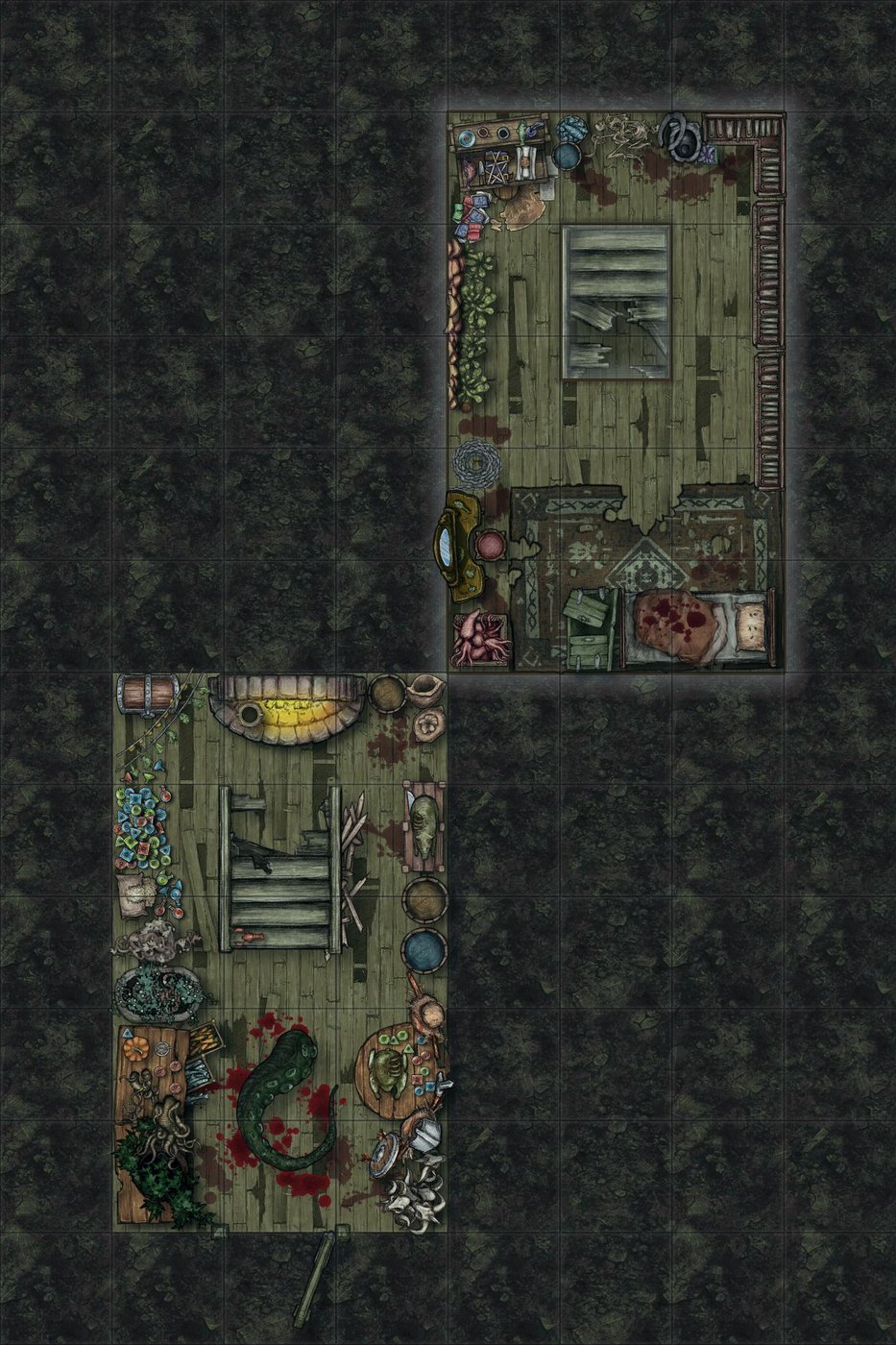 Hag House Interior | Inkarnate - Create Fantasy Maps Online