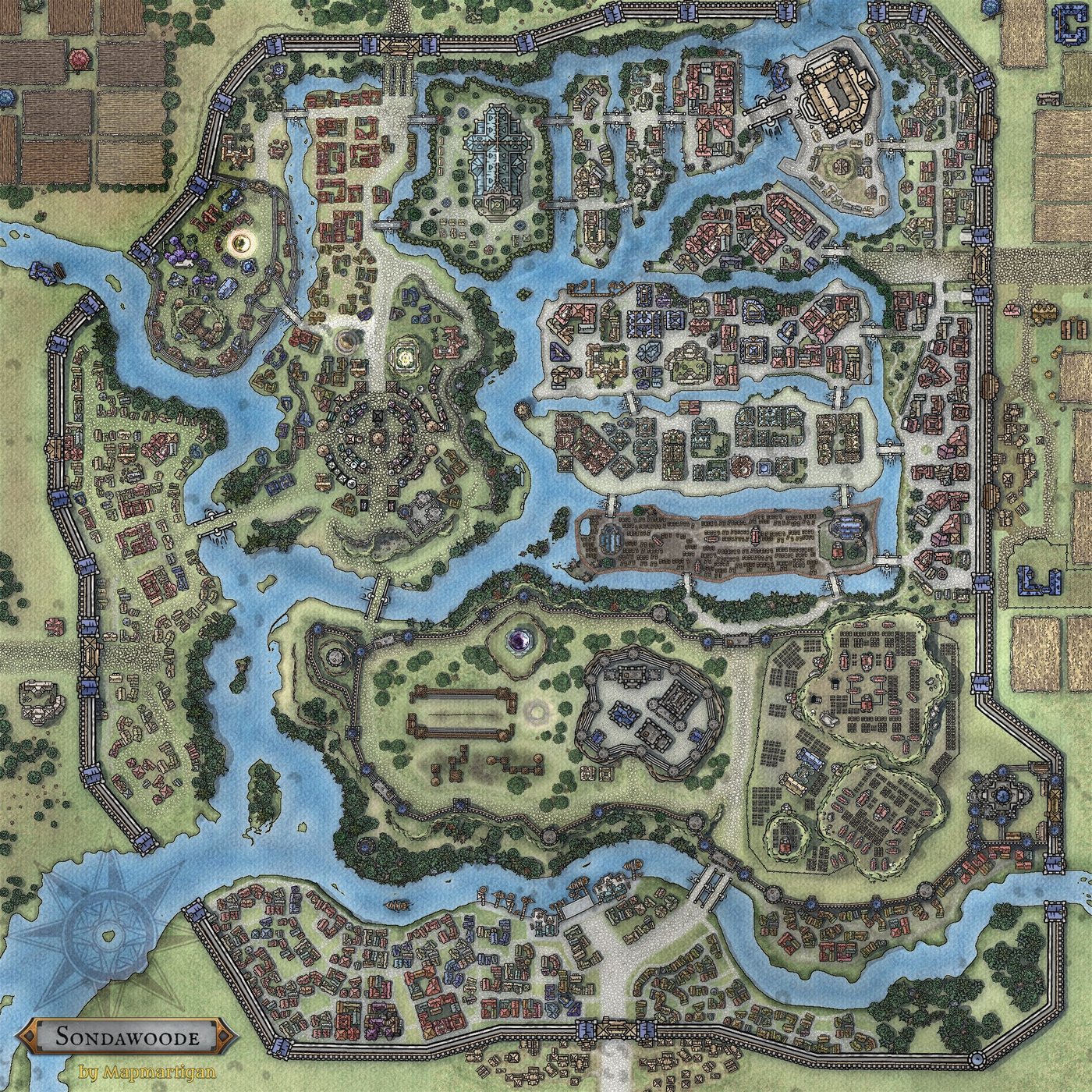 Sondewood (Unlabeled) | Inkarnate - Create Fantasy Maps Online