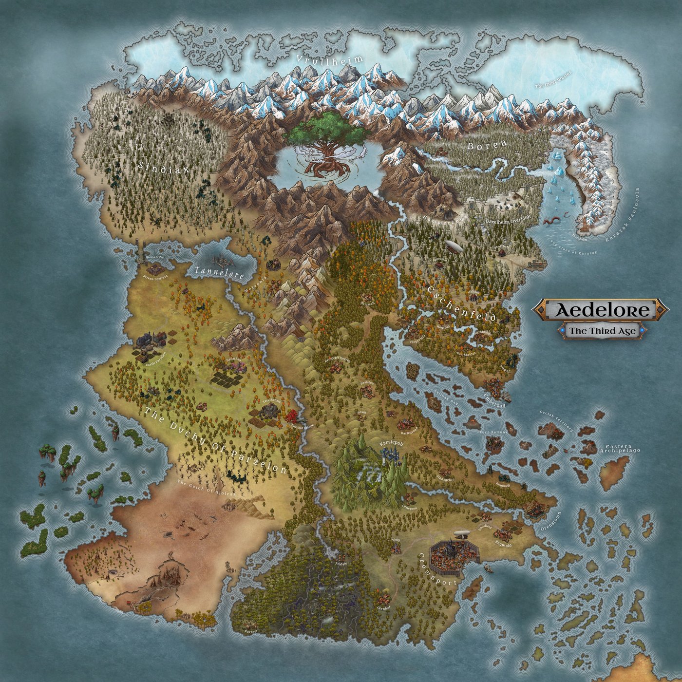 Aedelore | Inkarnate - Create Fantasy Maps Online