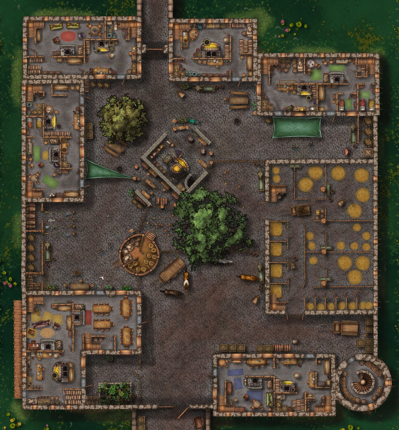 Hurlstone Farm interior 1 | Inkarnate - Create Fantasy Maps Online