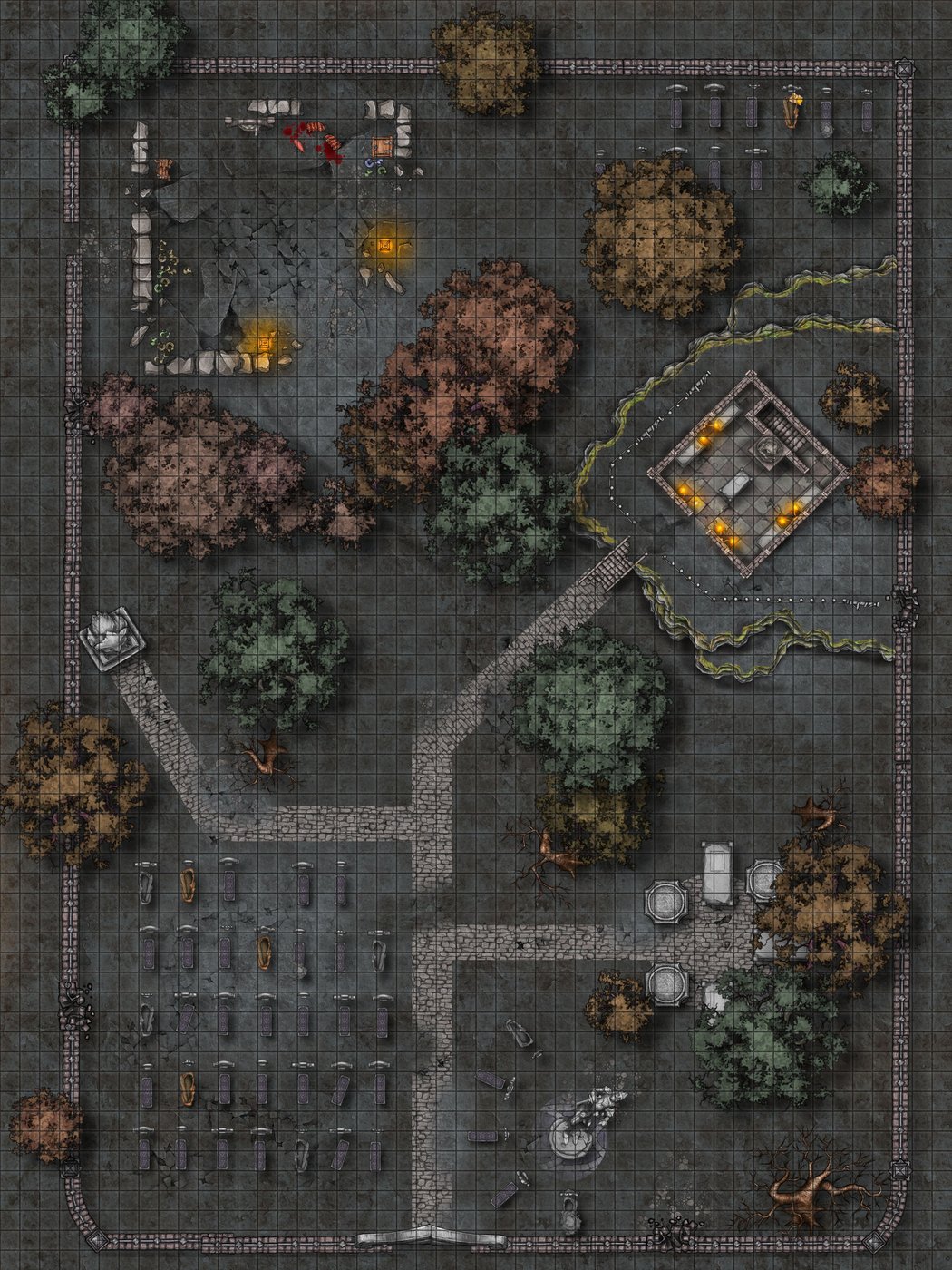 Crypt of the Red Eye | Inkarnate - Create Fantasy Maps Online