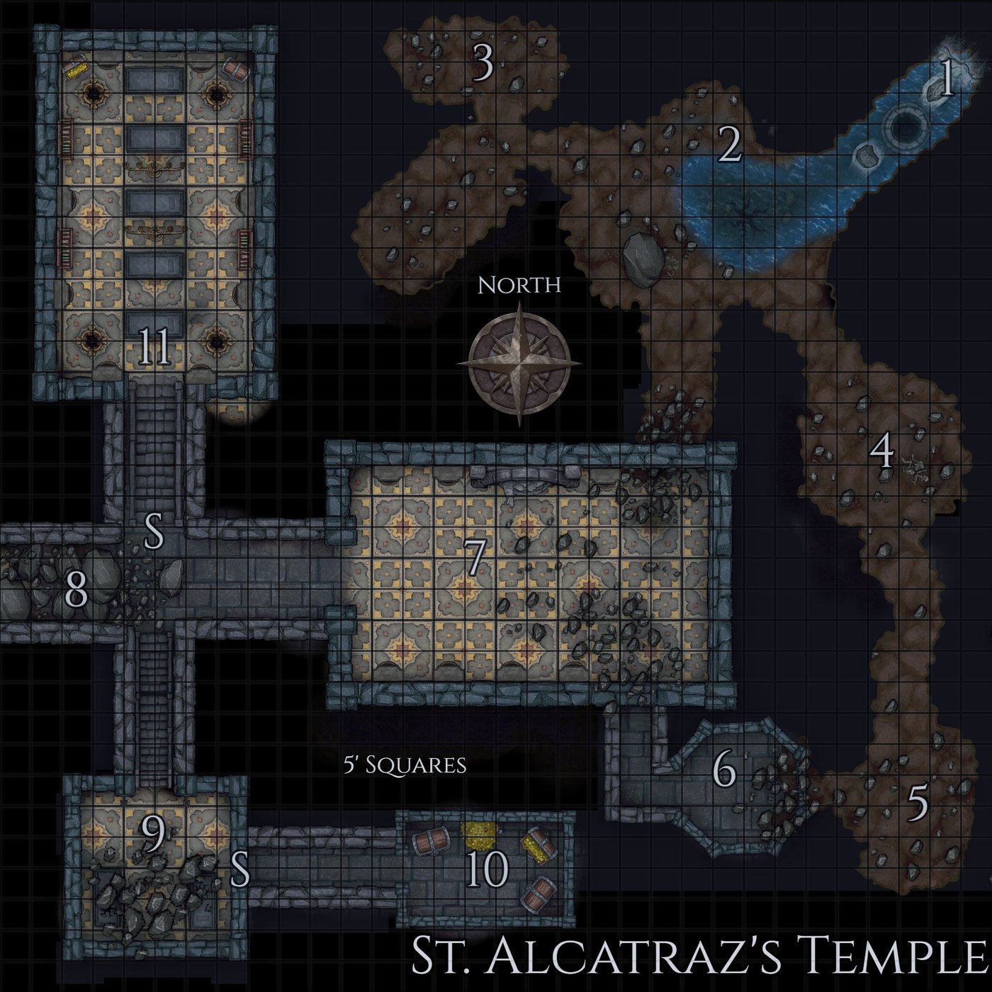 St. Alcatraz' Realm | Inkarnate - Create Fantasy Maps Online