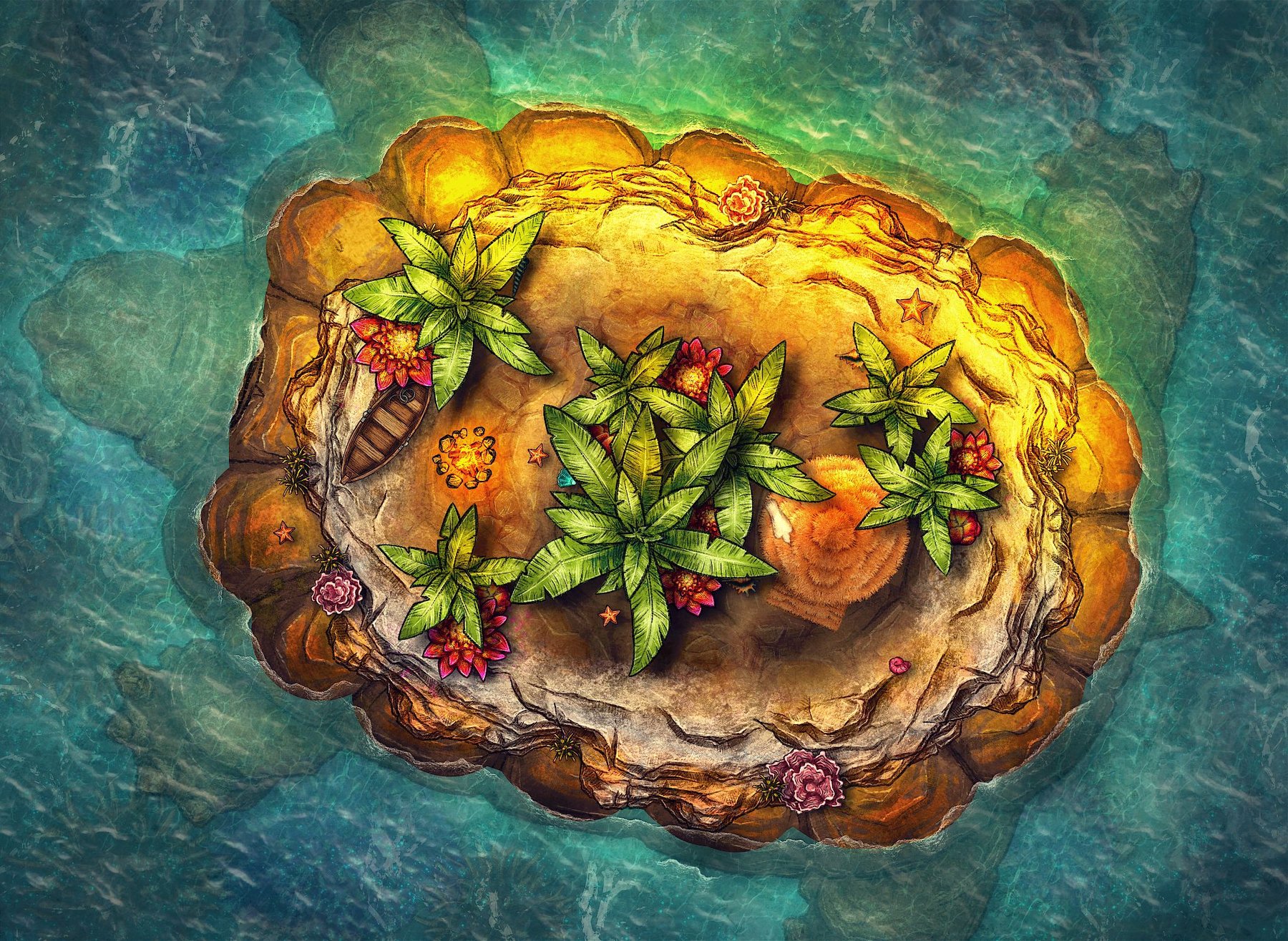 Chelonian Shores - A Little "Lost" Resort | Inkarnate - Create Fantasy ...