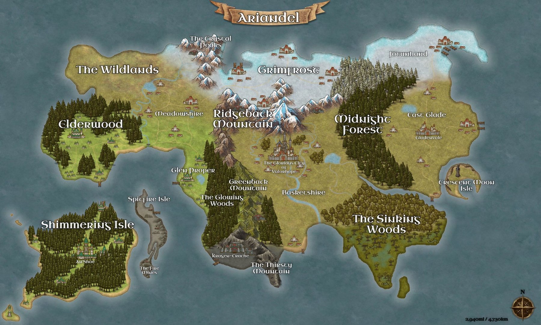 Ariandel | Inkarnate - Create Fantasy Maps Online
