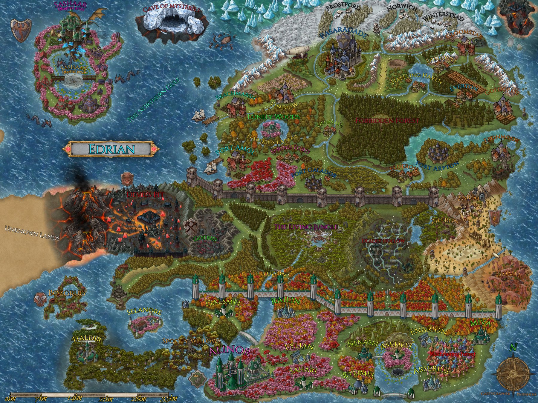 First map | Inkarnate - Create Fantasy Maps Online