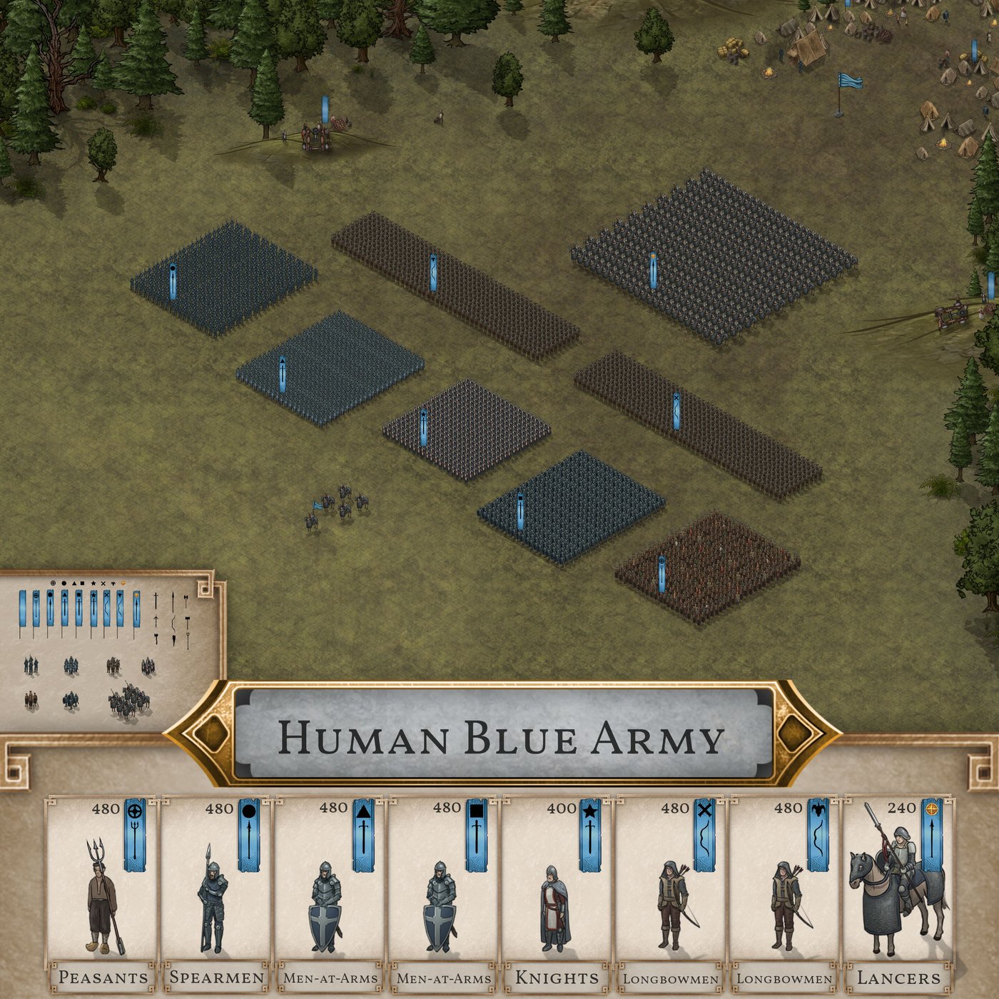 Total War Inkarnate: Blue Army | Inkarnate - Create Fantasy Maps Online