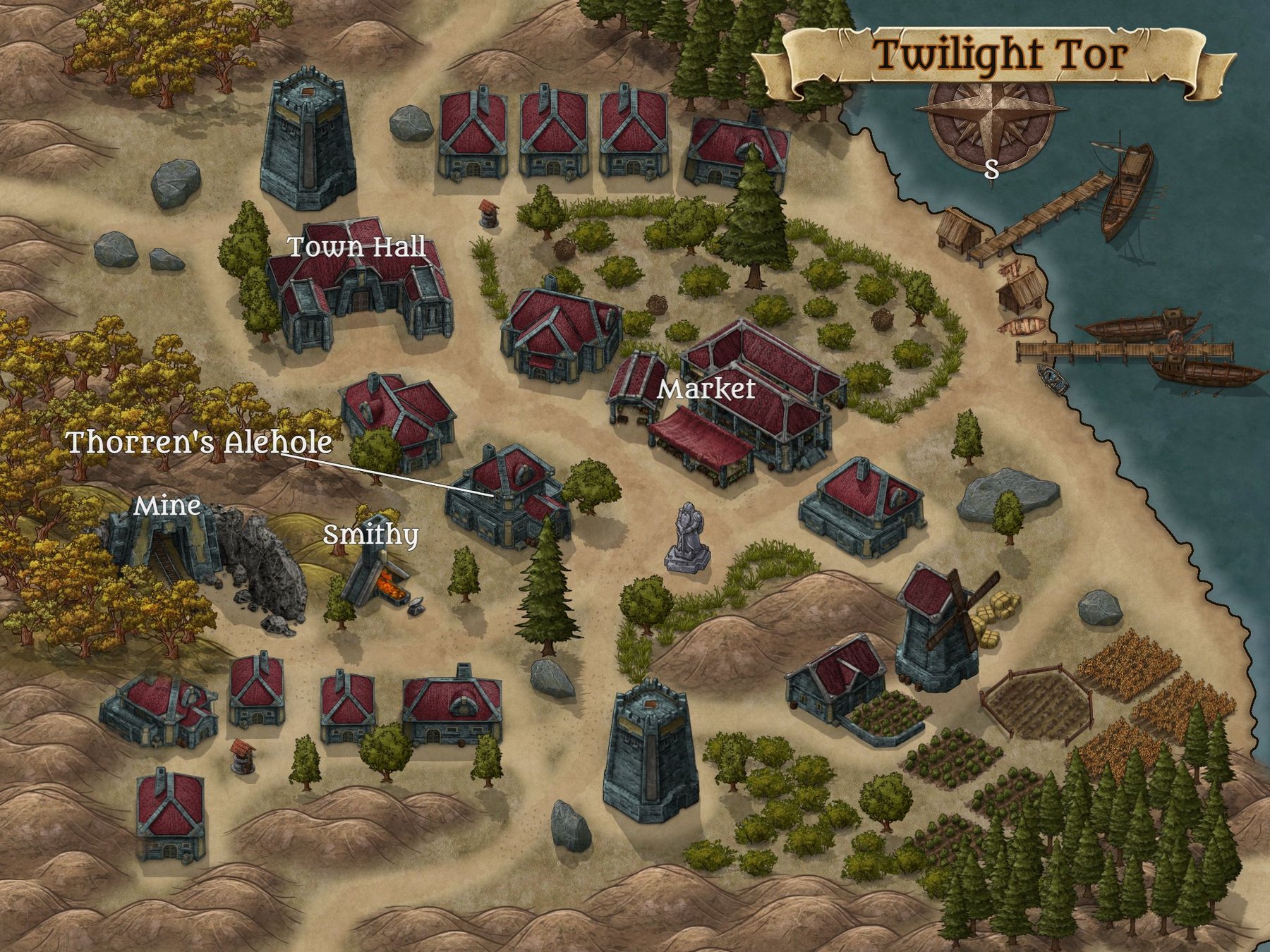 Twilight Tor | Inkarnate - Create Fantasy Maps Online