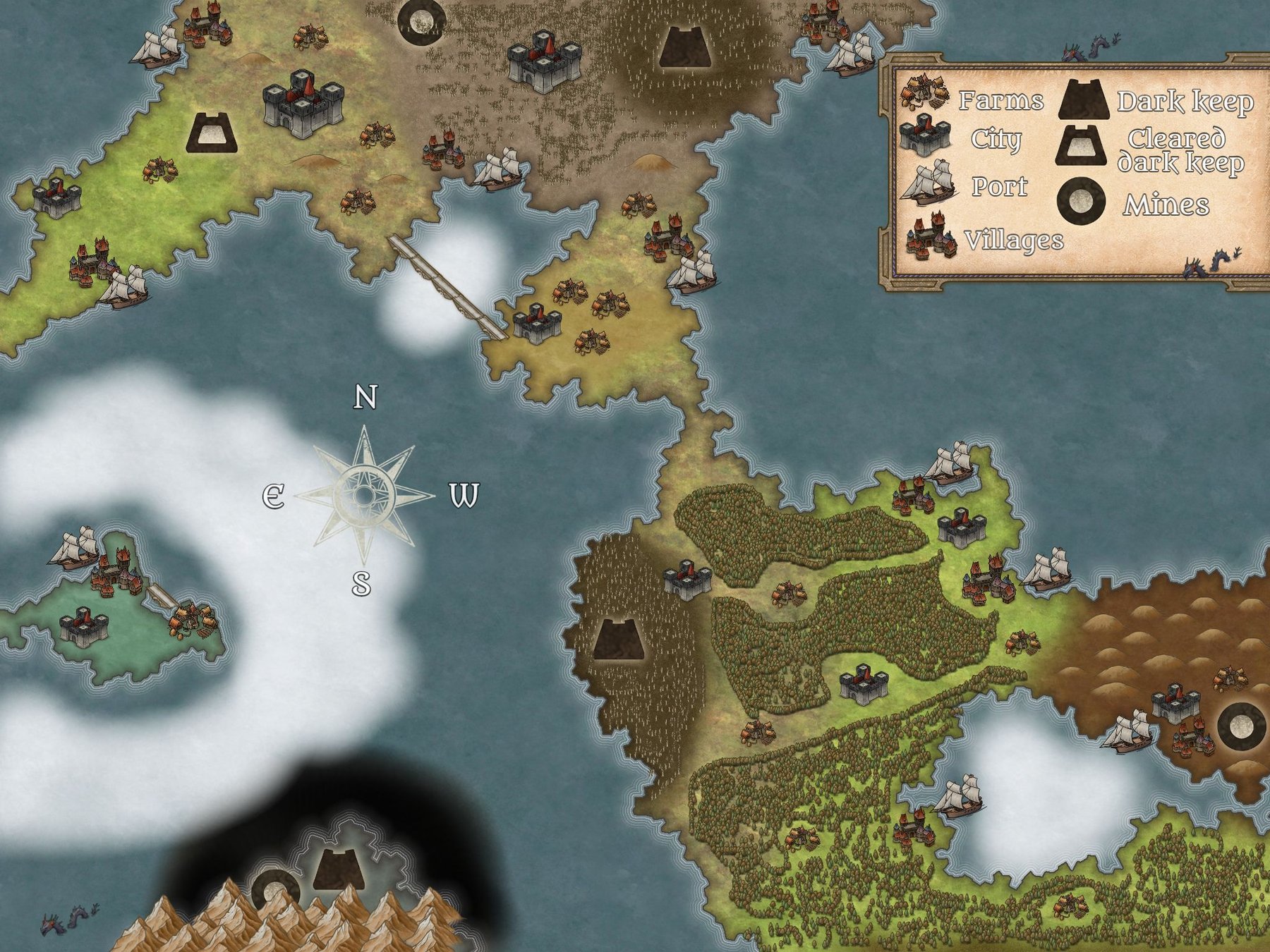 Morkh'nahtal continent | Inkarnate - Create Fantasy Maps Online