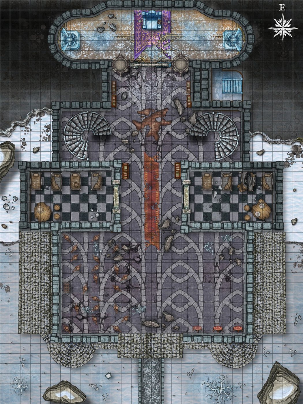 Frostguard Upper Castle | Inkarnate - Create Fantasy Maps Online