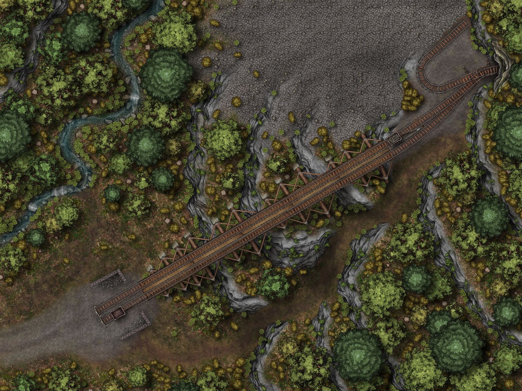 Redwood Mine Entrance | Inkarnate - Create Fantasy Maps Online