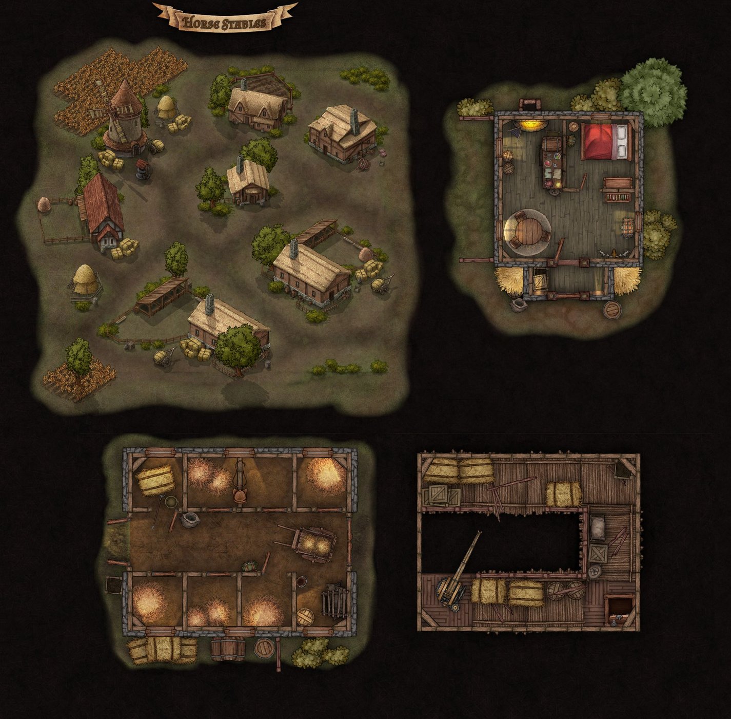 Horse Stables | Inkarnate - Create Fantasy Maps Online
