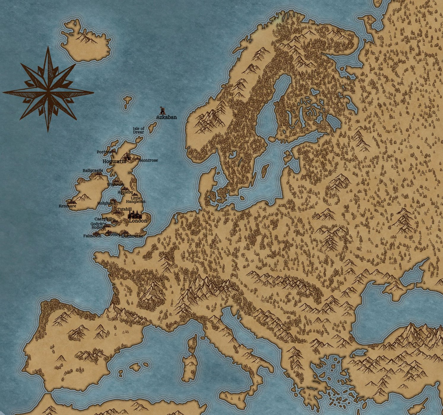 Wizarding World | Inkarnate - Create Fantasy Maps Online