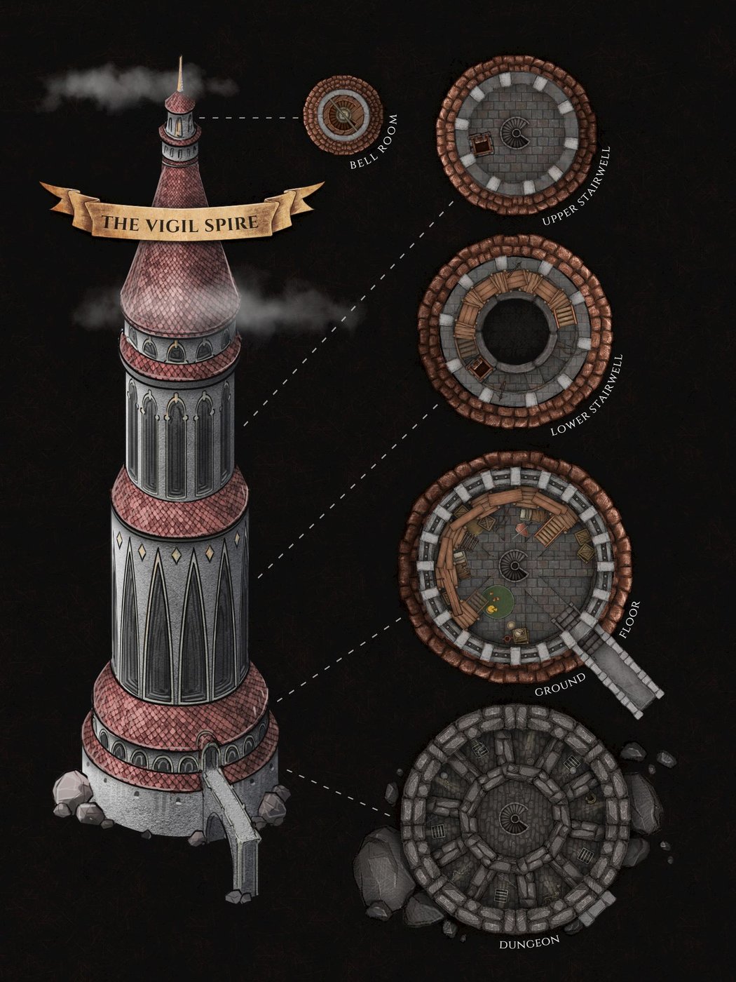 The Vigil Spire | Inkarnate - Create Fantasy Maps Online