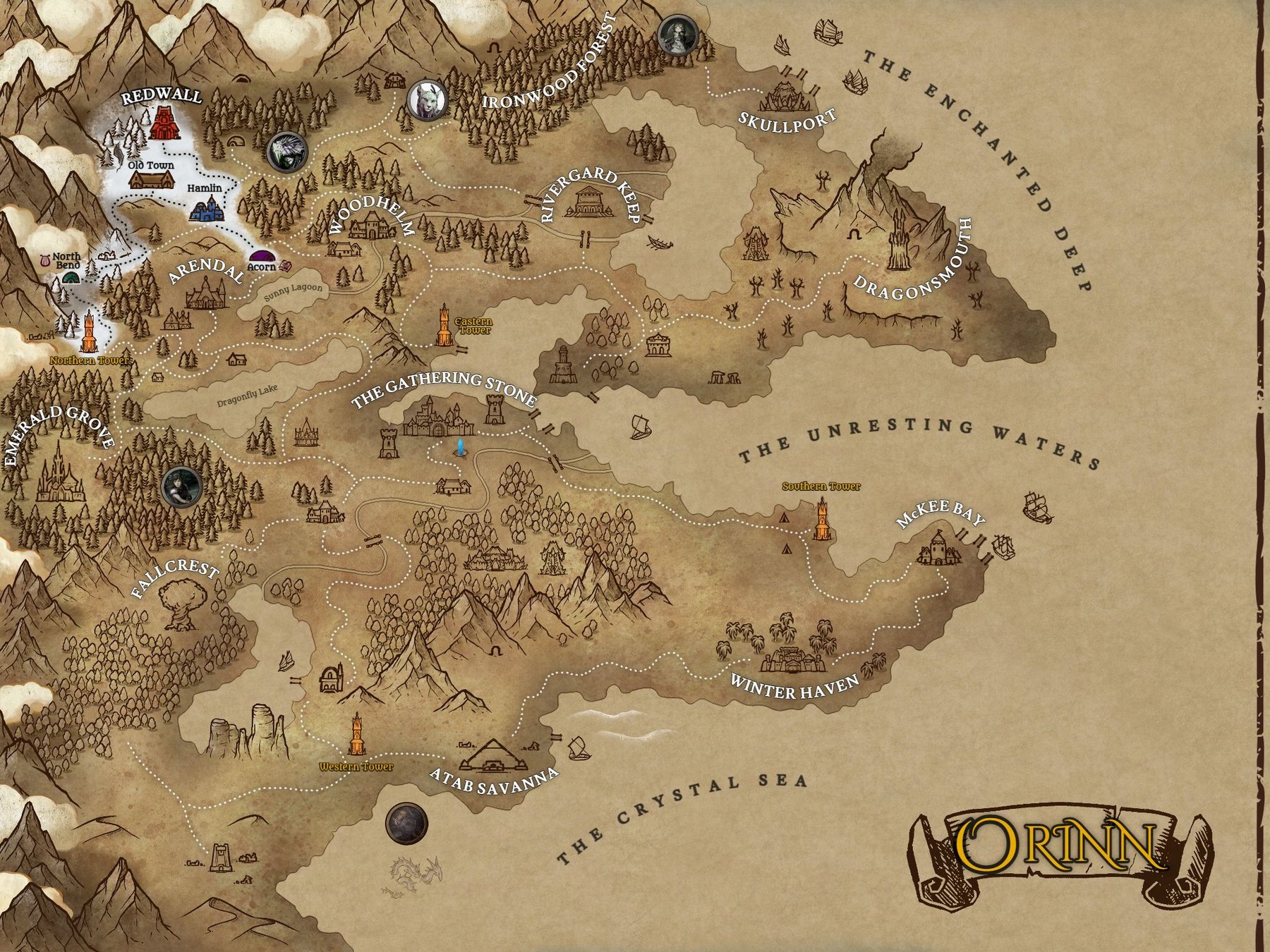 Orinn Progression | Inkarnate - Create Fantasy Maps Online