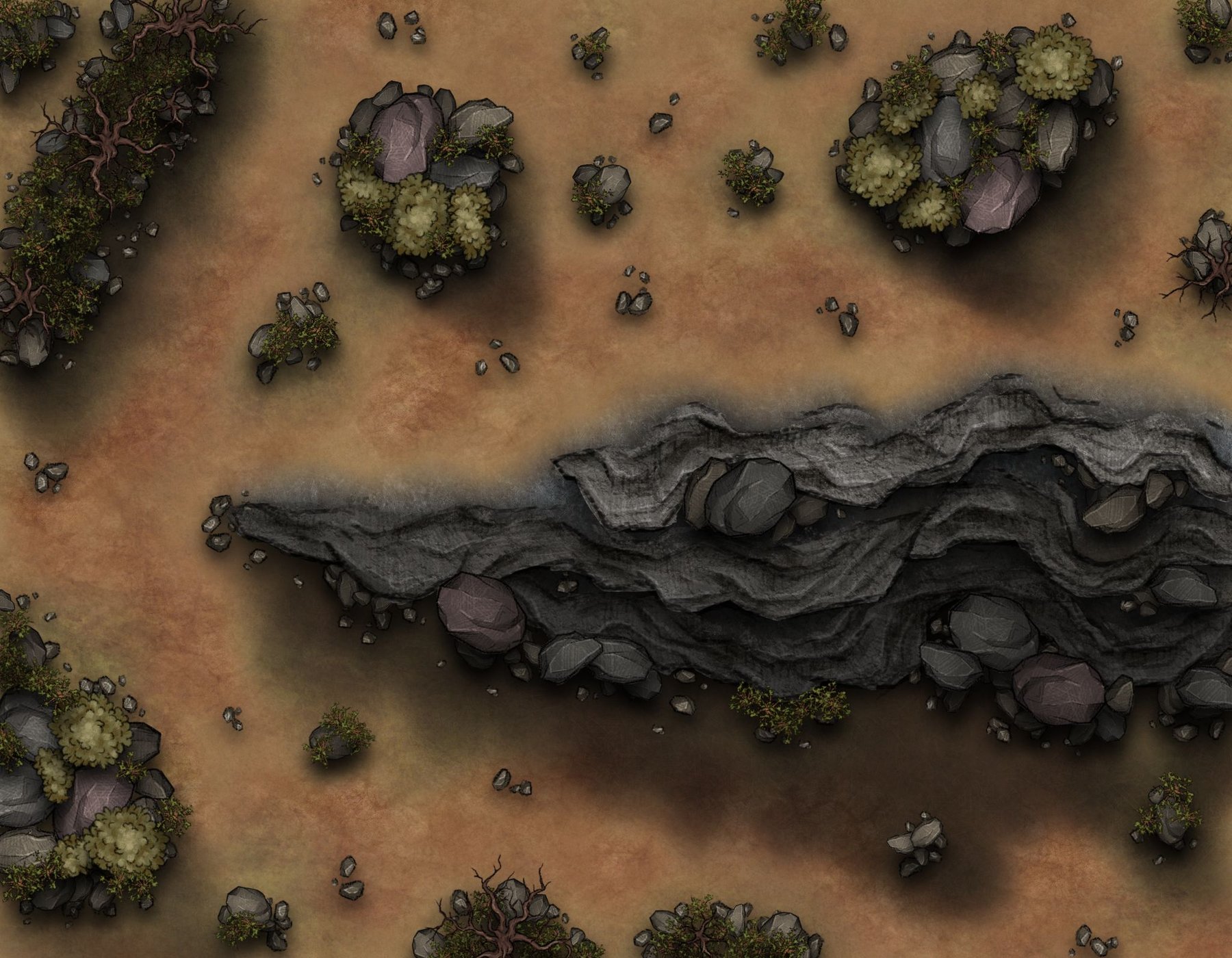 Returned Phalanx on the cliff. | Inkarnate - Create Fantasy Maps Online