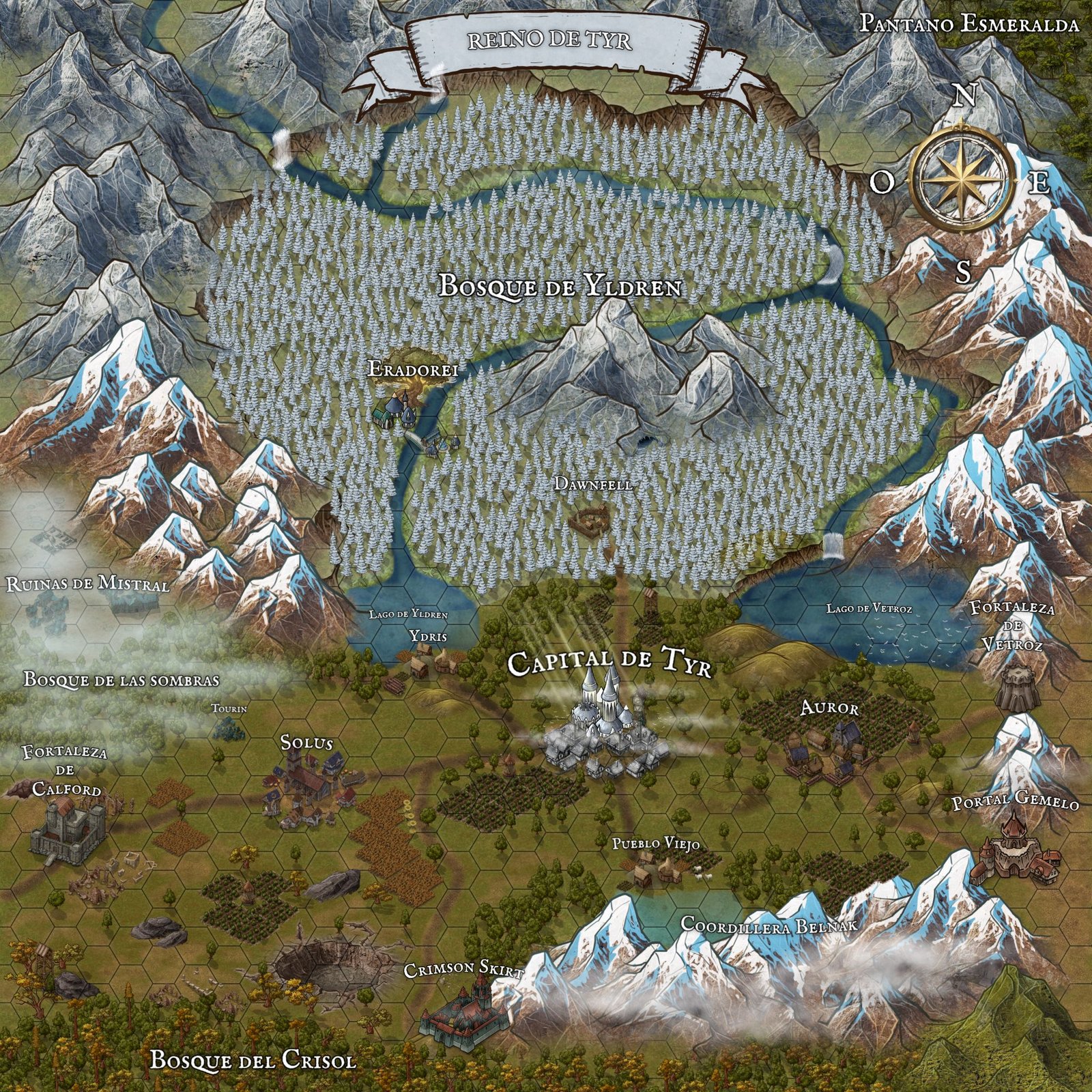 Reino de Tyr | Inkarnate - Create Fantasy Maps Online