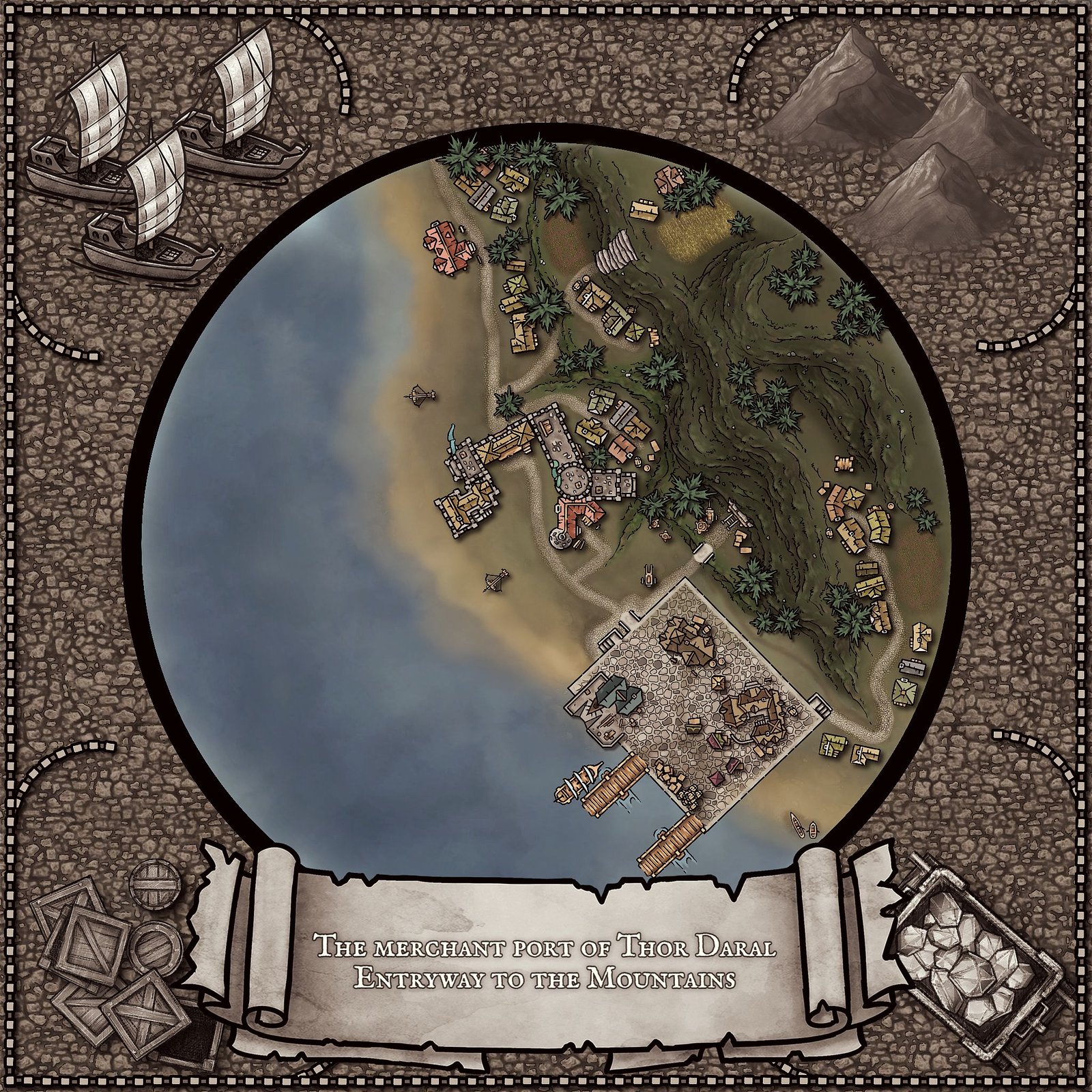 The port | Inkarnate - Create Fantasy Maps Online