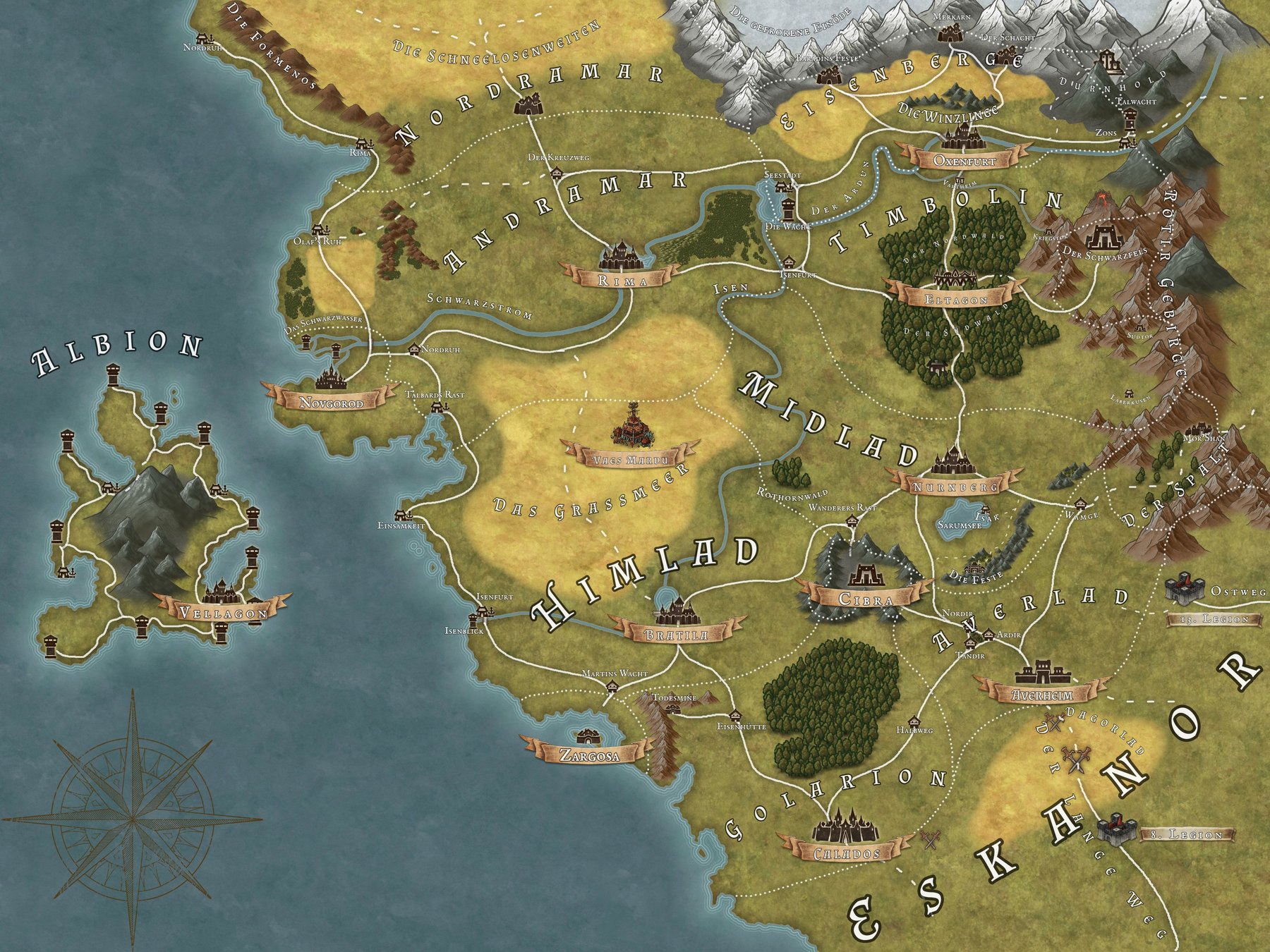 Midgard | Inkarnate - Create Fantasy Maps Online