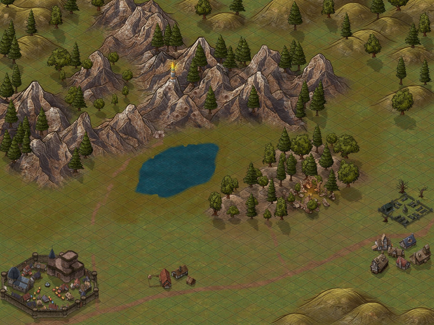 Taloncrest and surrounding cities | Inkarnate - Create Fantasy Maps Online